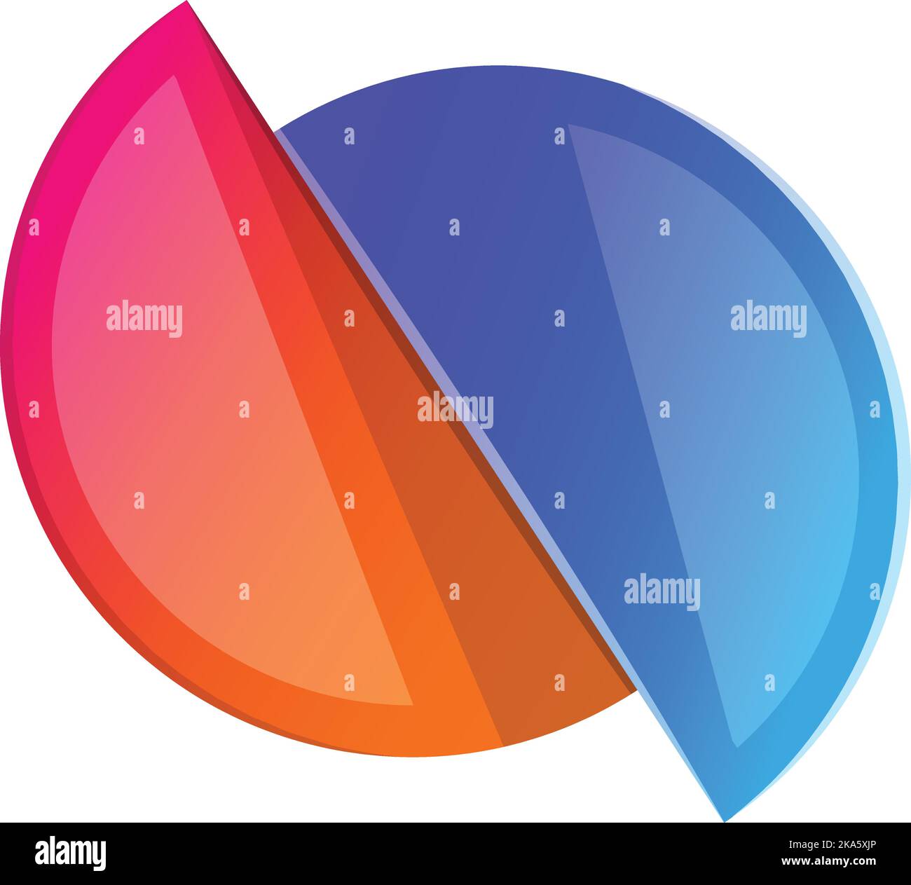 Half circle logo Stock Vector Images - Alamy