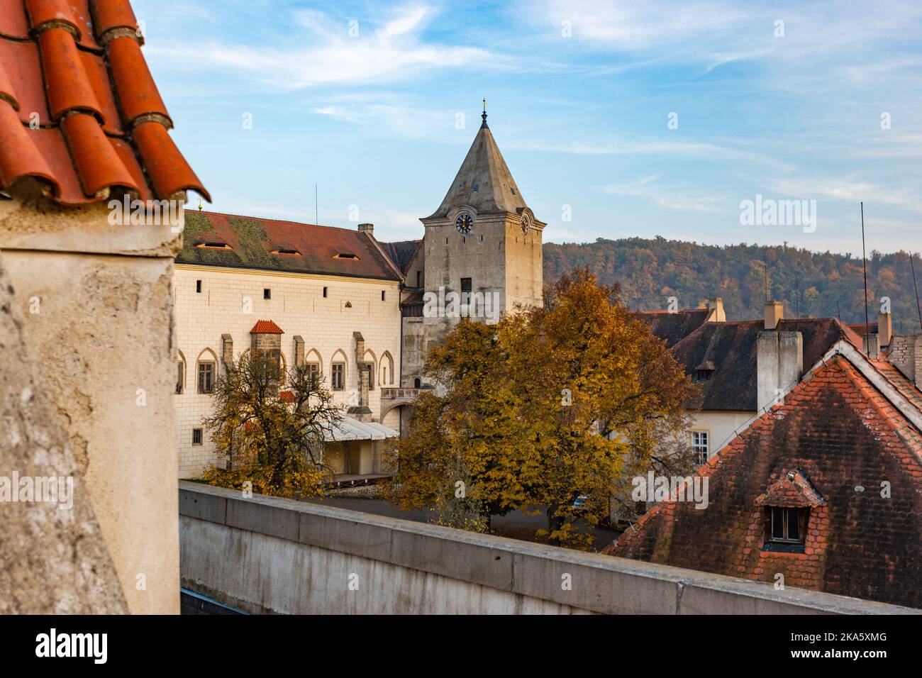 Panorama view krivoklat castle hi-res stock photography and images - Alamy