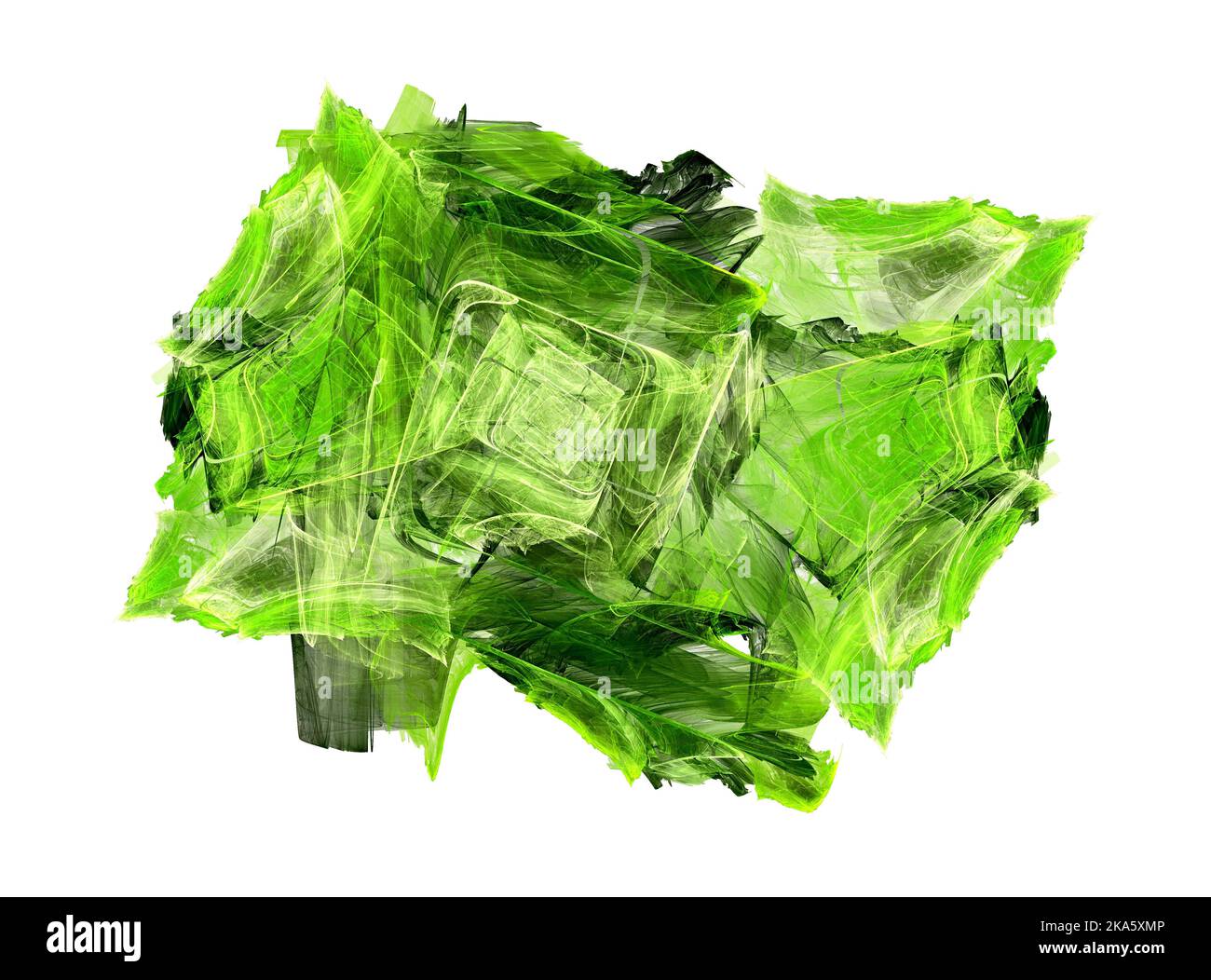 Abstract fractal graphics. Design element. White background Stock Photo ...