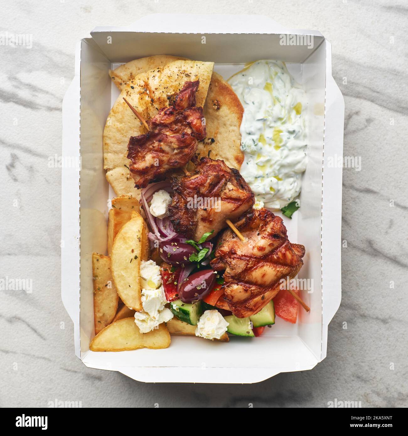 Takeaway kebab on table hi-res stock photography and images - Alamy