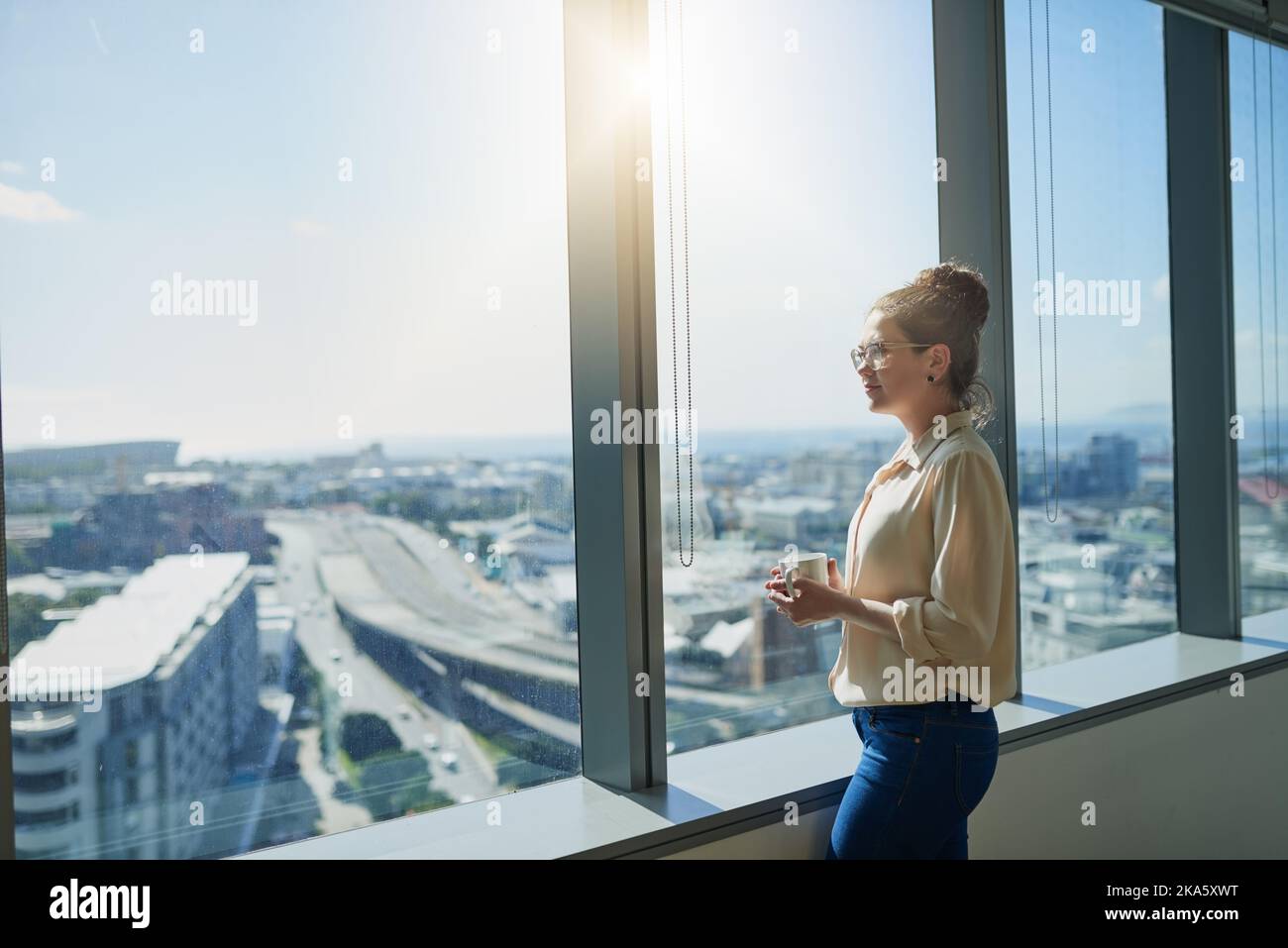 View from office window hi-res stock photography and images - Alamy