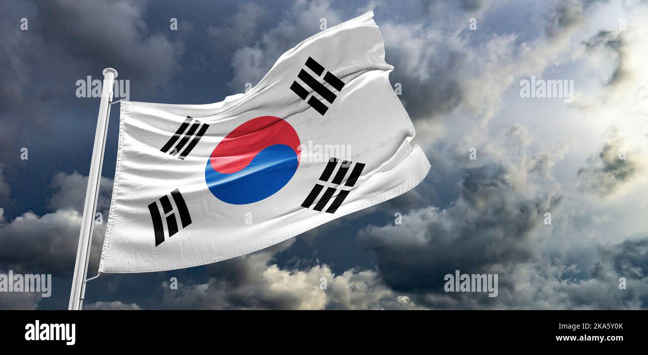 The flag of South Korea, also known as the Taegukgi Seoul crowd crush ...