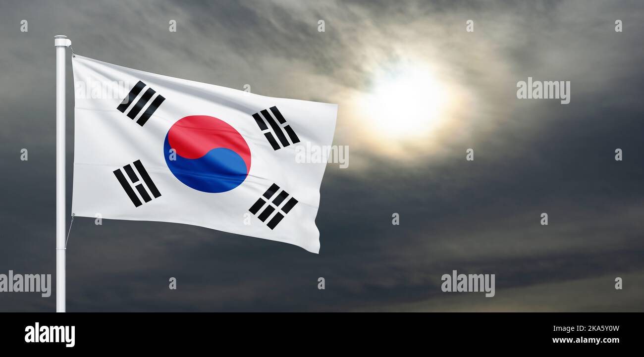 The flag of South Korea, also known as the Taegukgi Seoul crowd crush ...