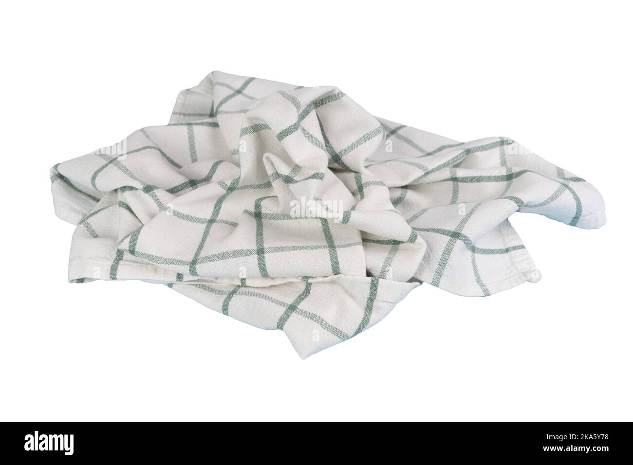 a kitchen rag on a transparent background Stock Photo - Alamy