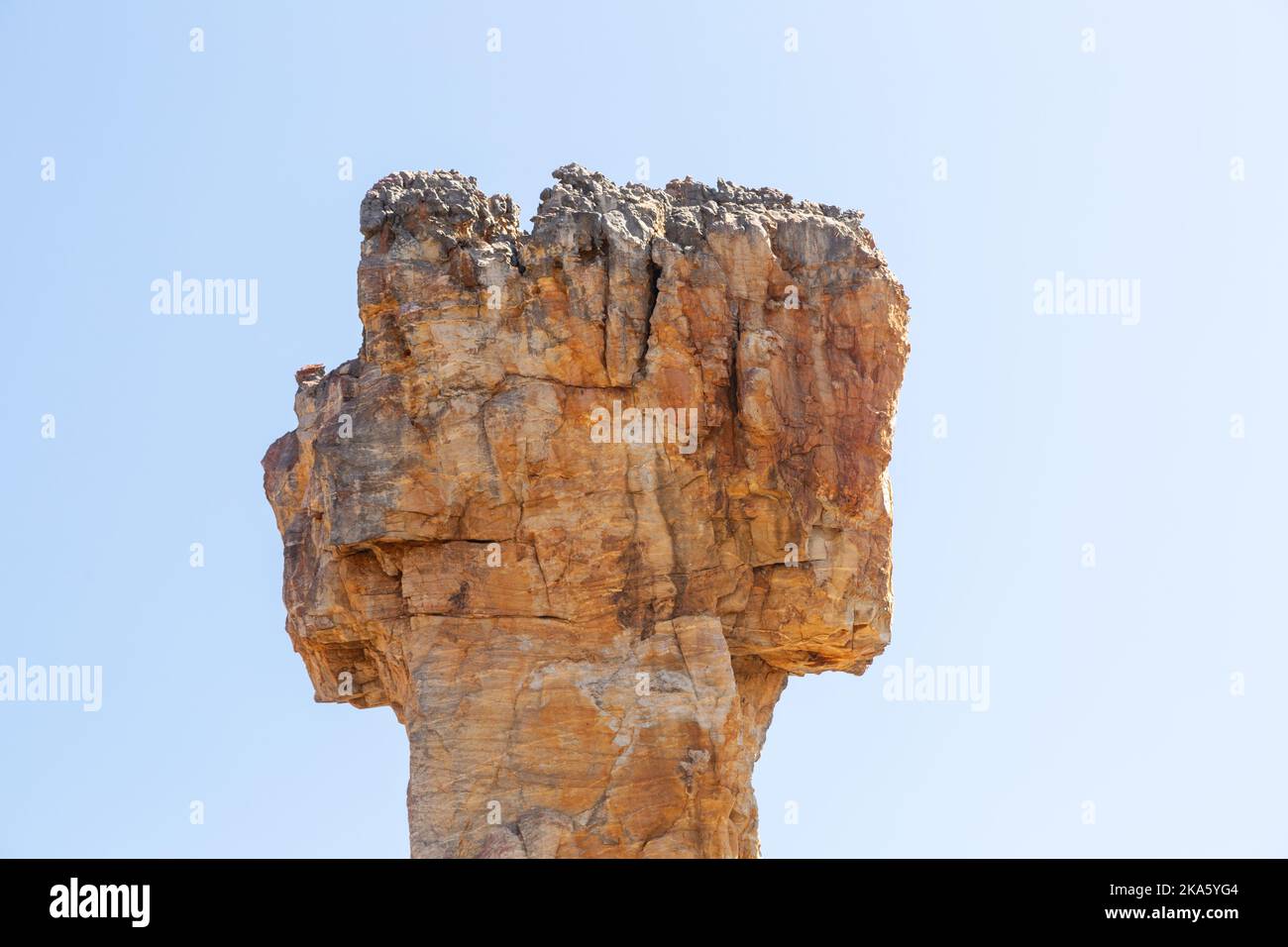 Close-up of the upper section of the Maltese Cross in the Cederberg ...