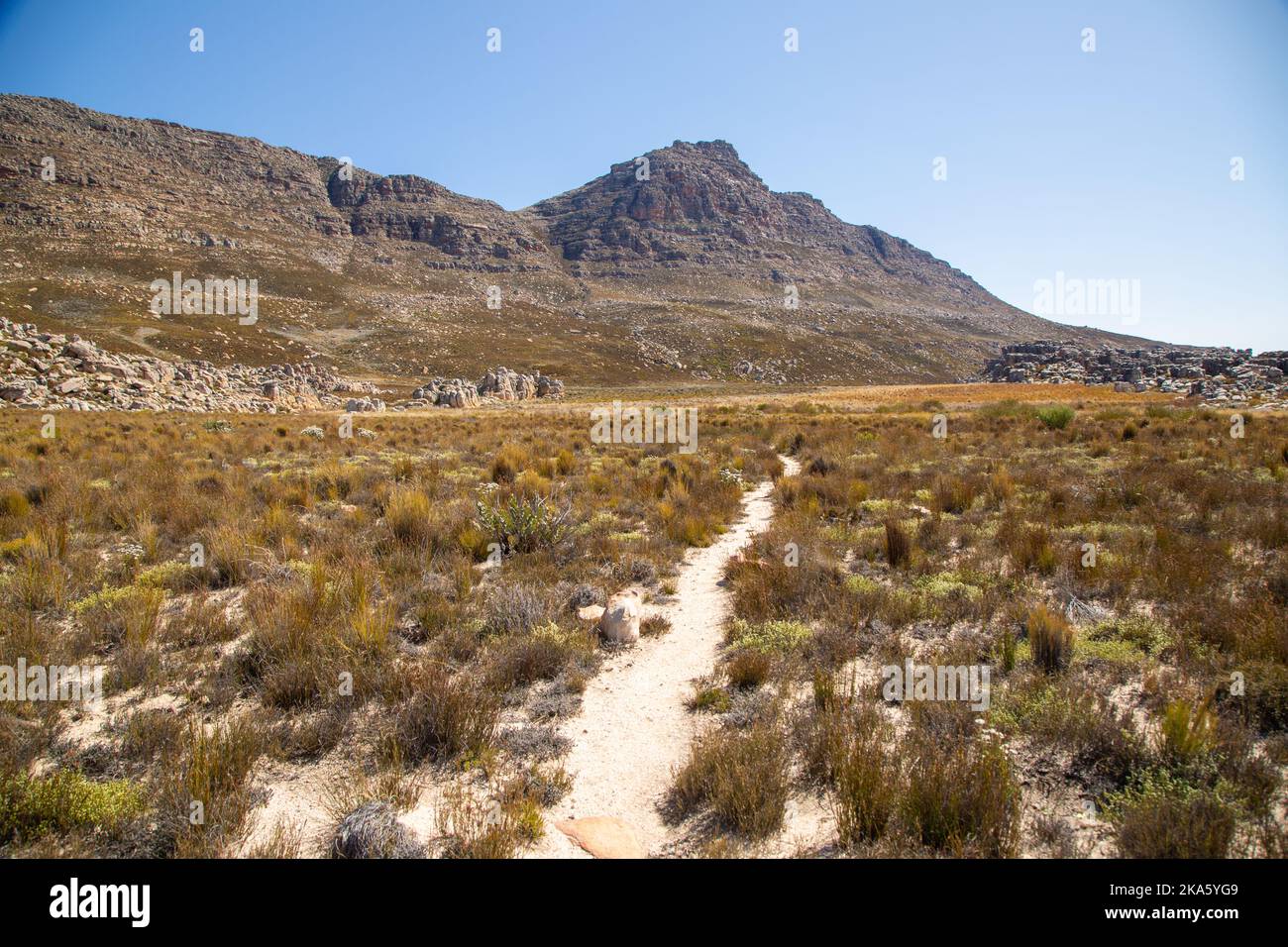 Hiking Trail in the Cederberg Mountain Stock Photo - Alamy