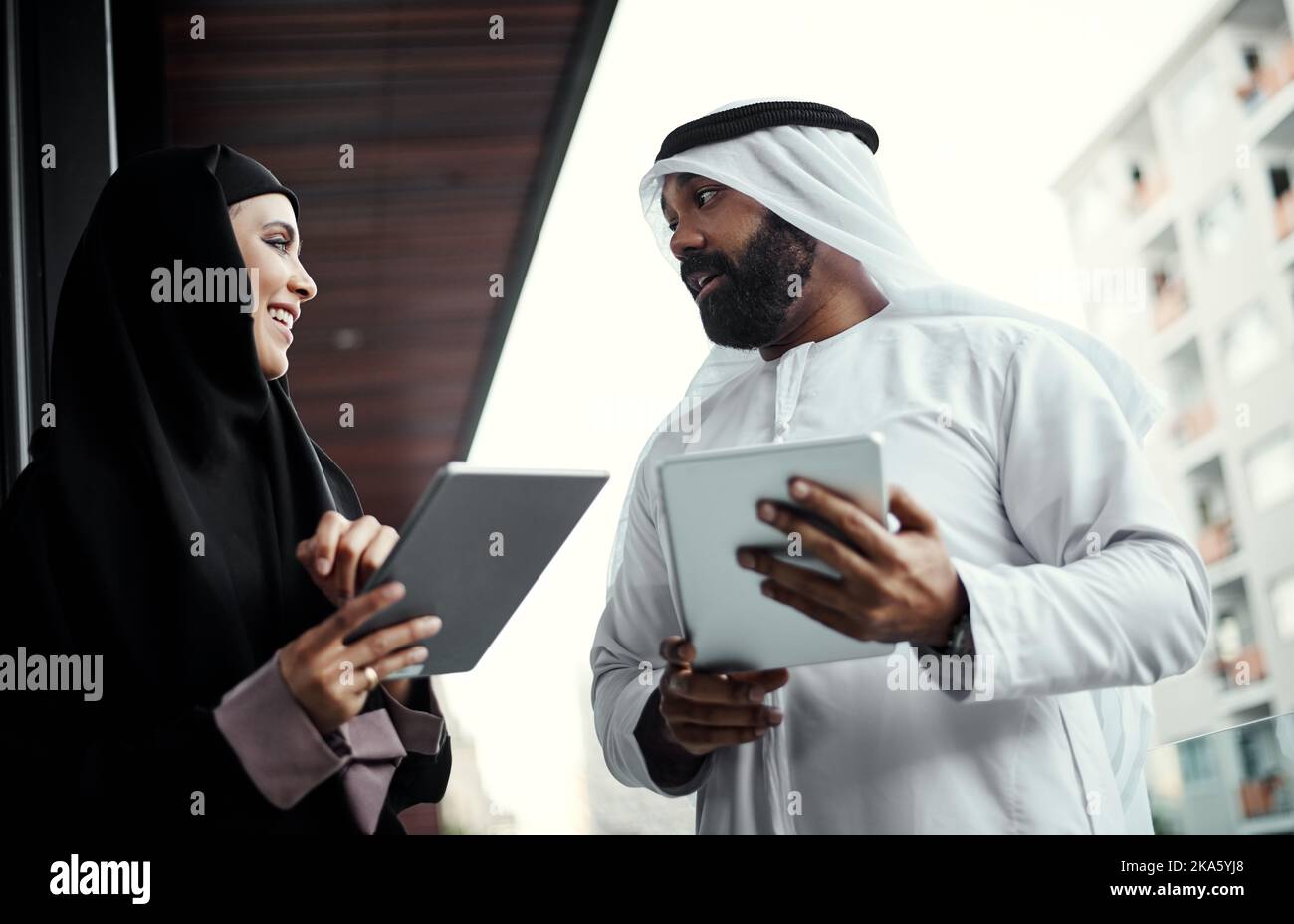 Making positive strides towards success. two young businesspeople ...