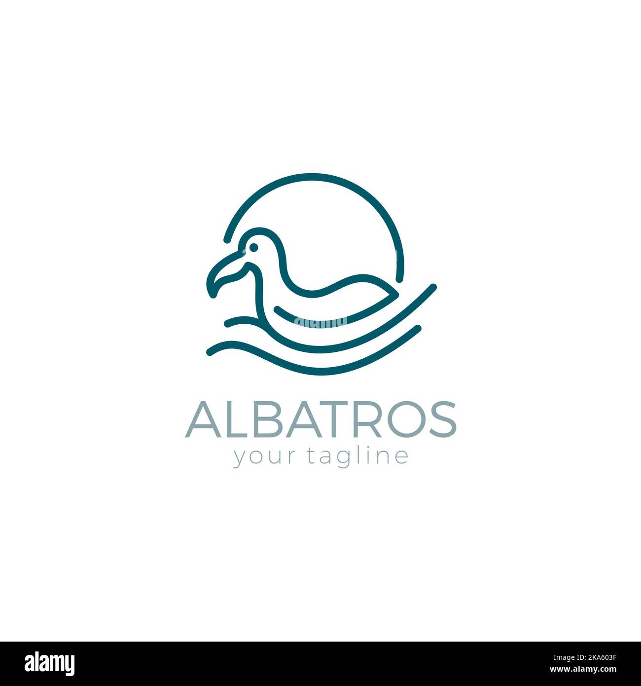 Illustration albatross hi-res stock photography and images - Alamy