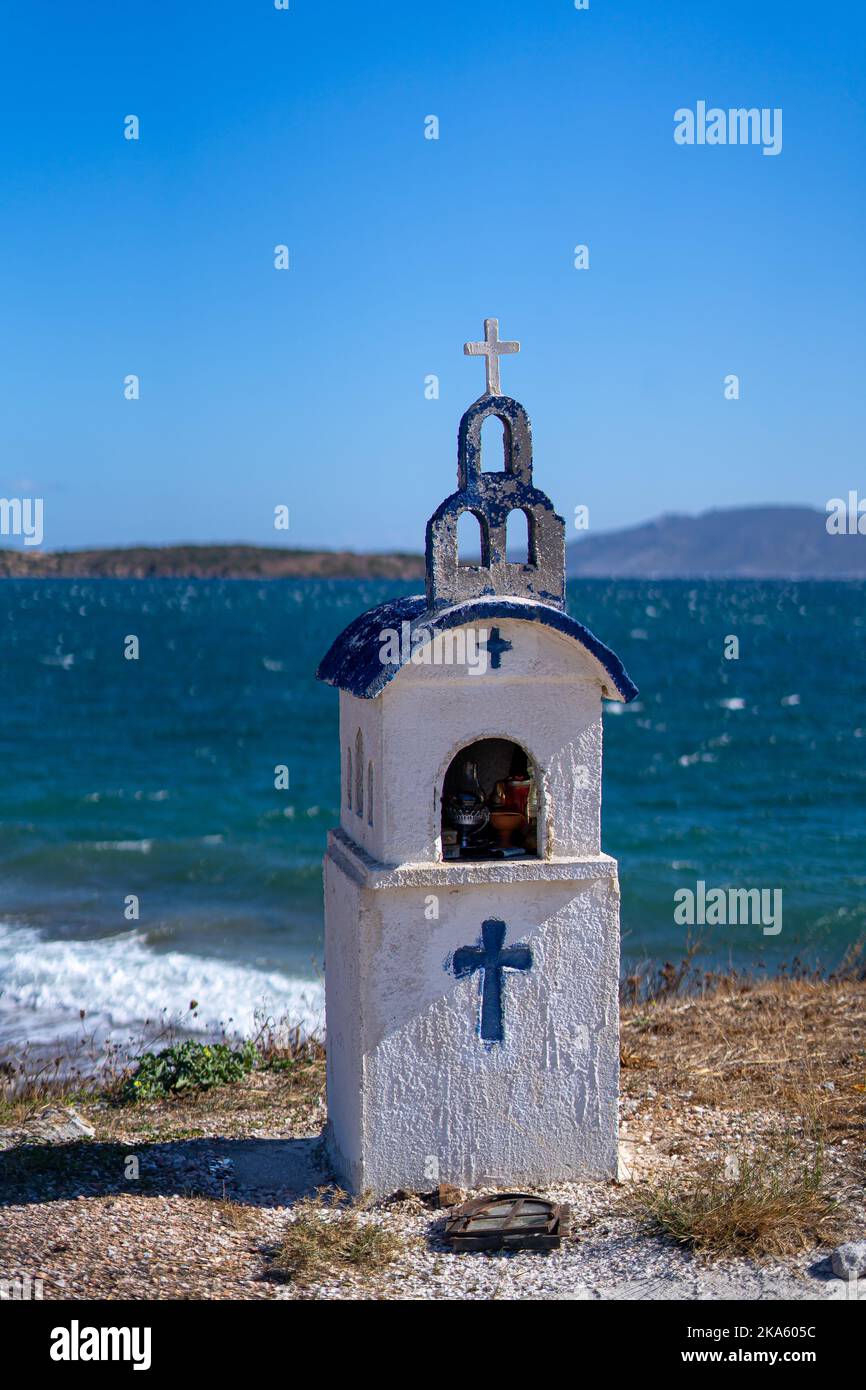 Small memorial in a form of a chapel for a person who had an accidental ...