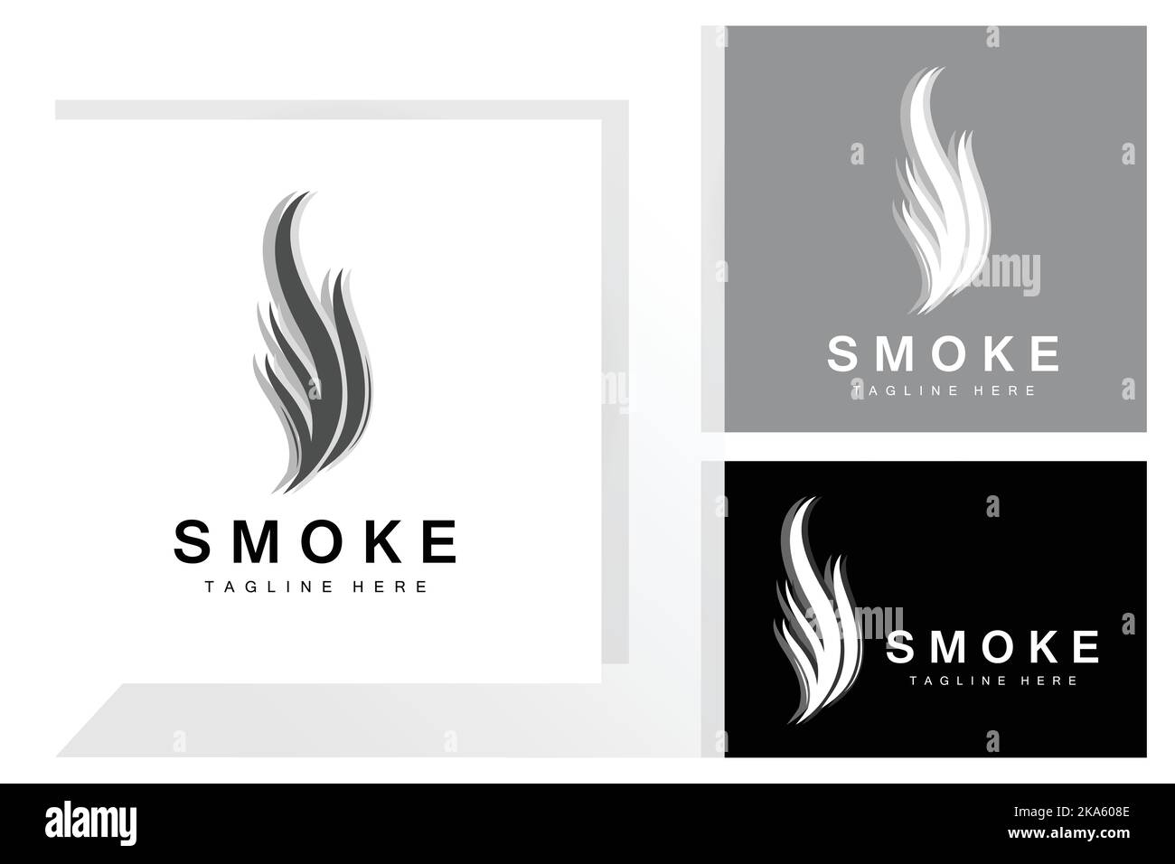 Steam Steam Logo Vector Hot Evaporating Aroma. Smell Line Illustration ...
