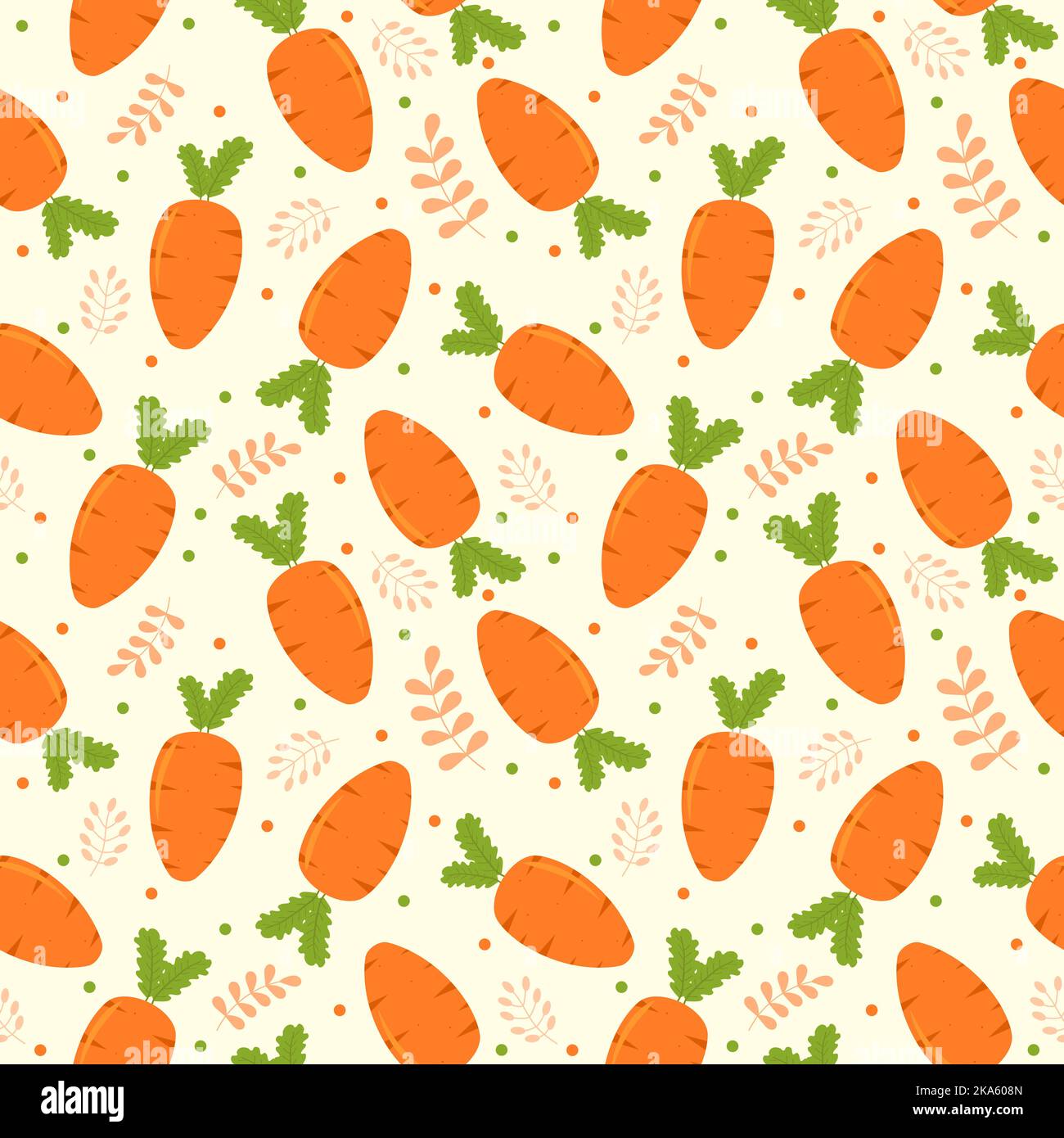 Vegetarian, Fruit and Vegetables Seamless Pattern Design with Fresh ...