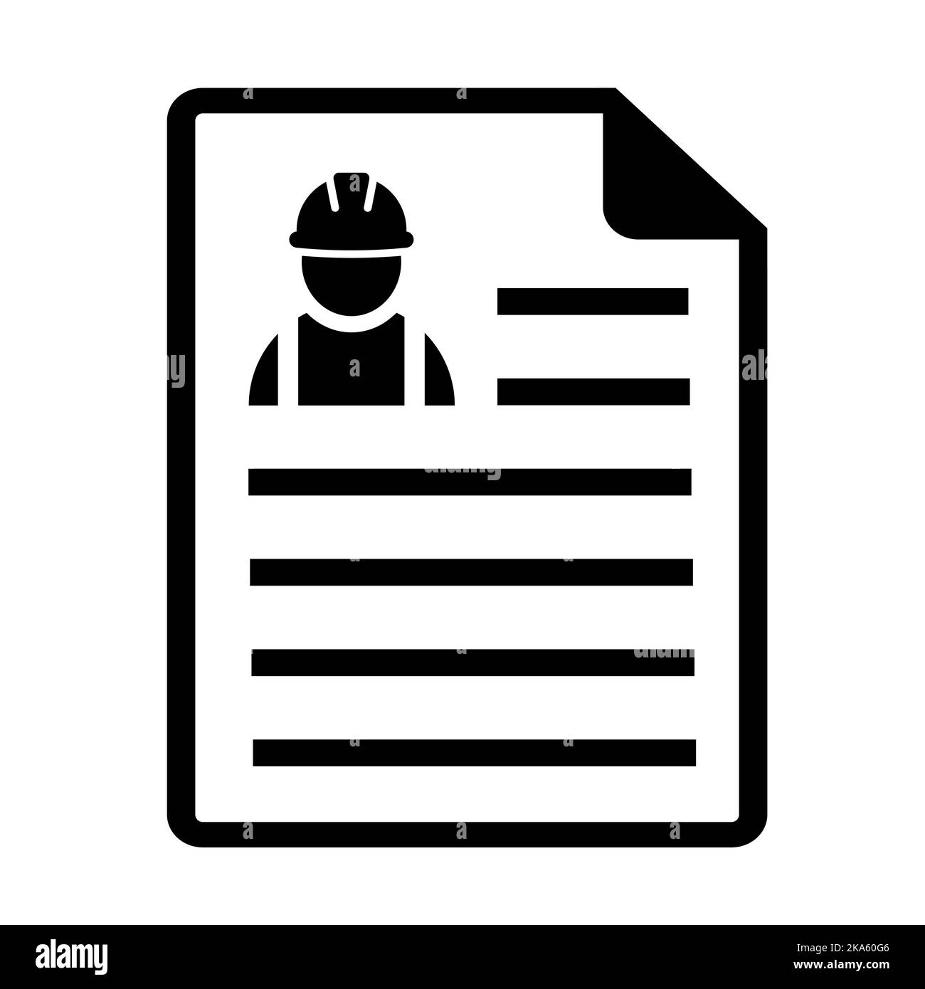 Labor contract Stock Vector Images - Alamy