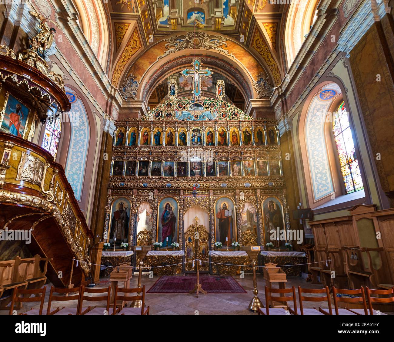 17.08.2022. Mariapocs, Hungary. Saint Michael arkangelk national shrine ...
