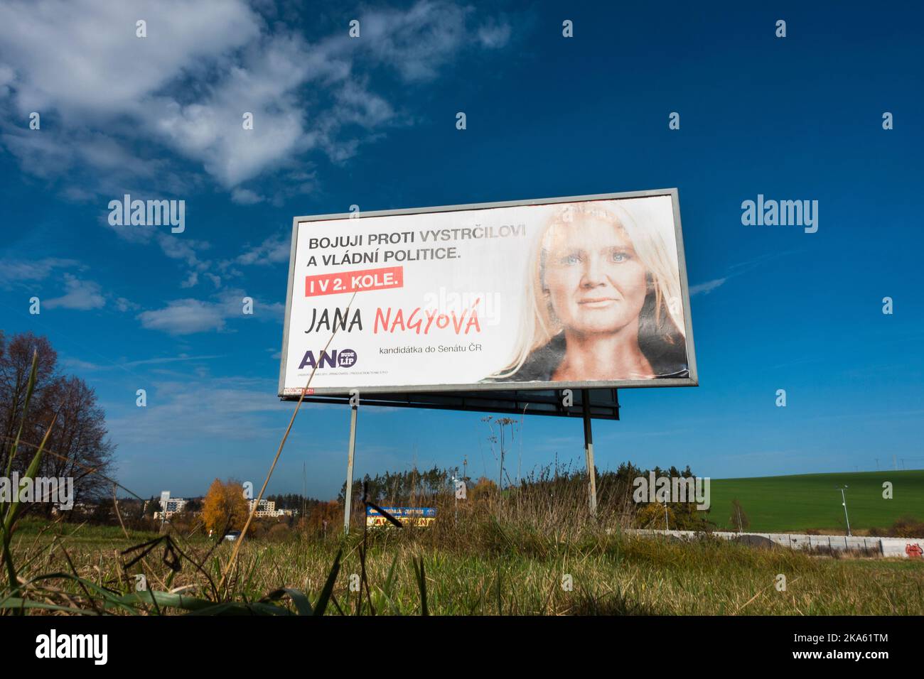 Big board (billboard) of civic association ANO 2011 (Action of ...