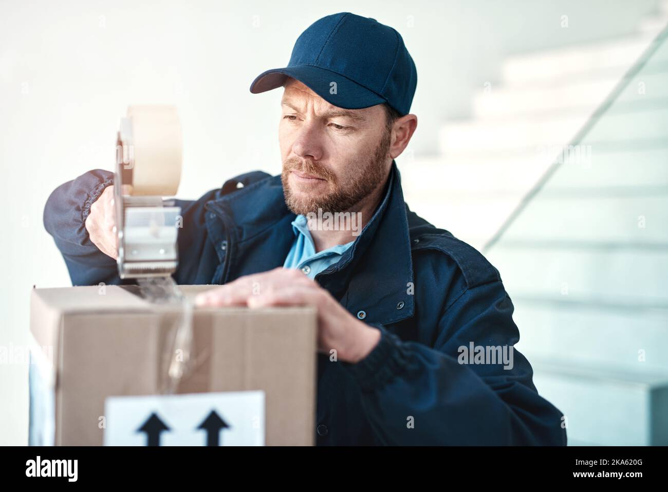 He takes great care and dedication in doing his job. a handsome ...