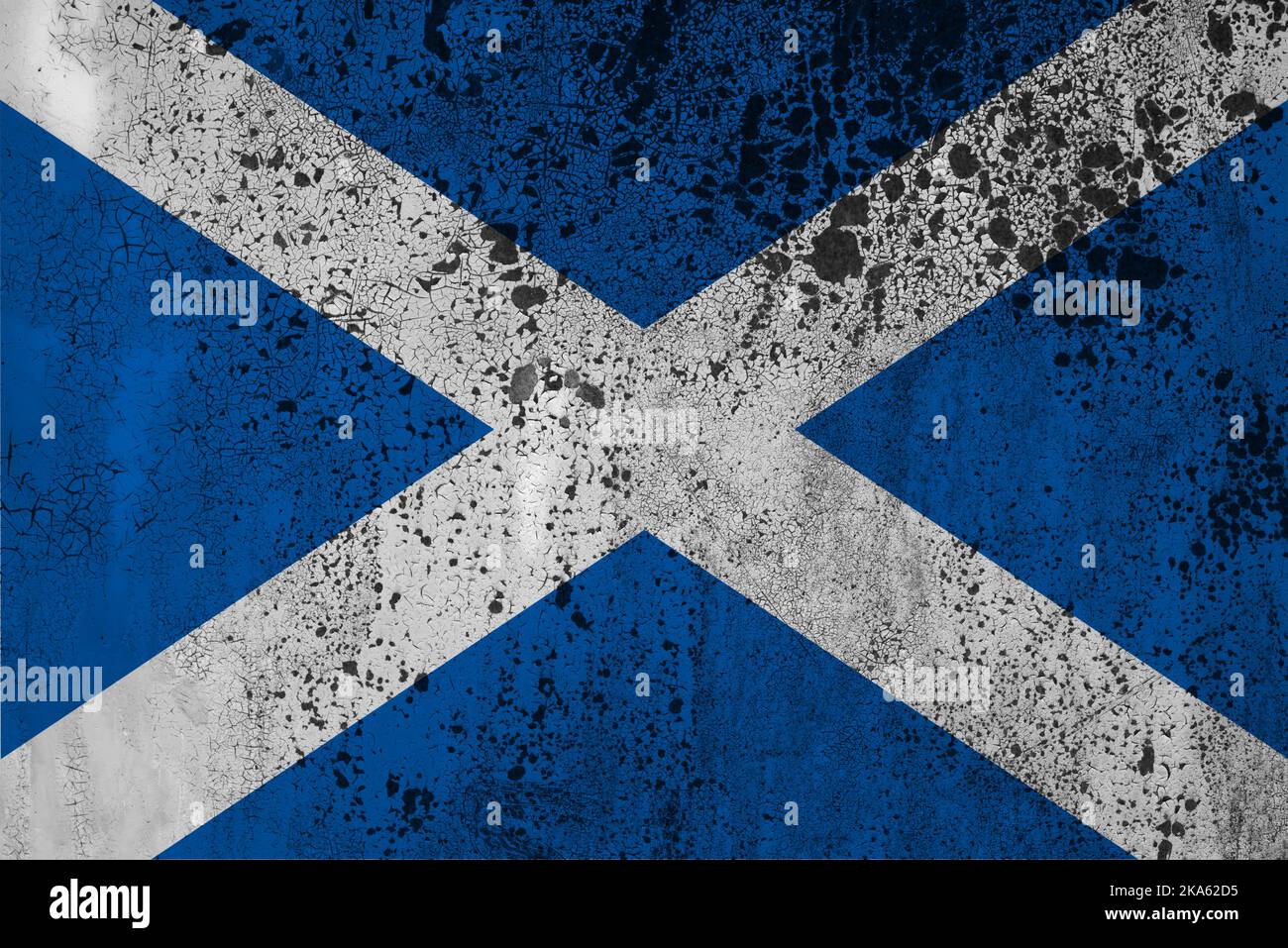 The flag of Scotland is the national flag of Scotland Stock Photo - Alamy