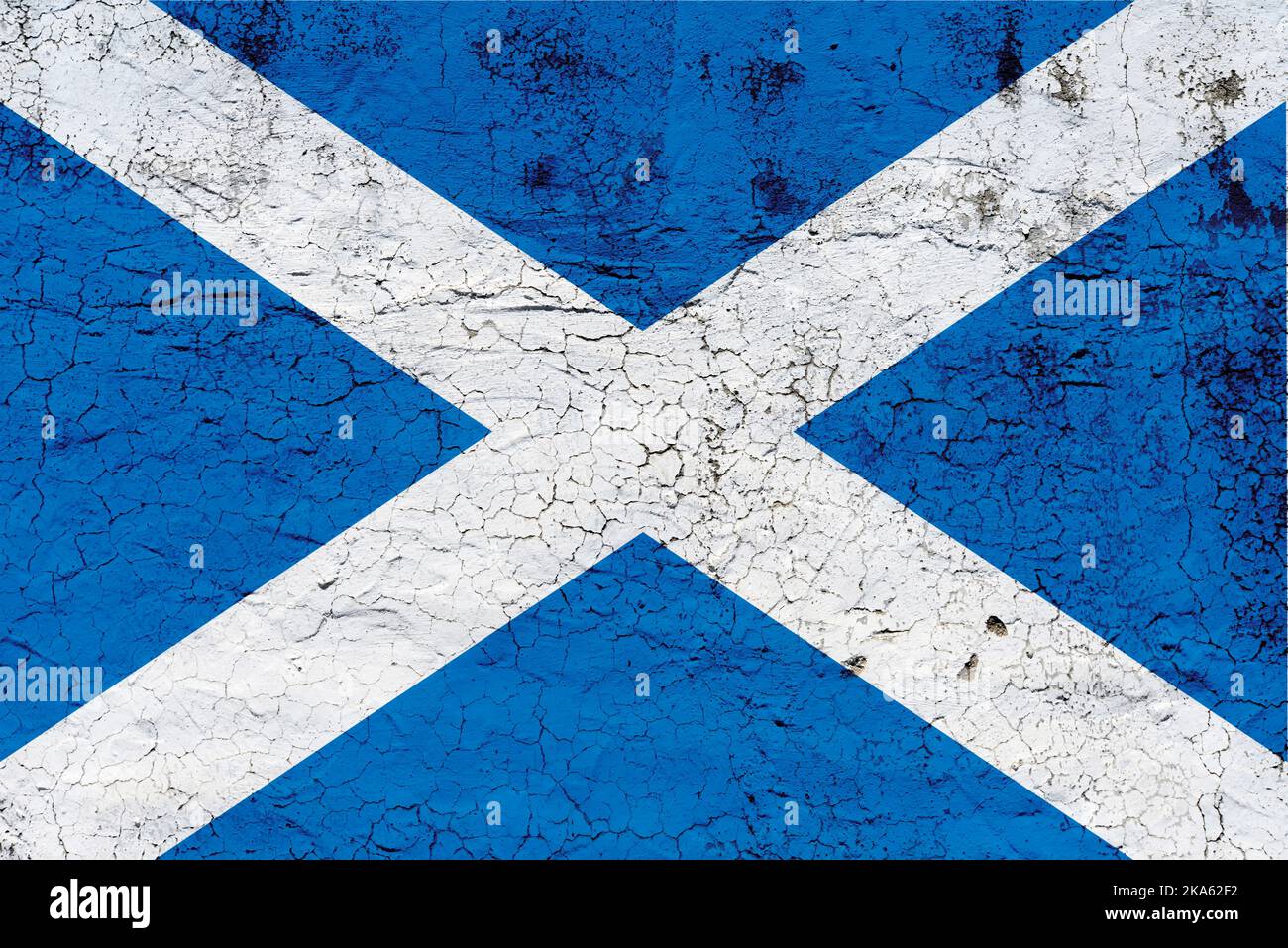 The flag of Scotland is the national flag of Scotland Stock Photo - Alamy