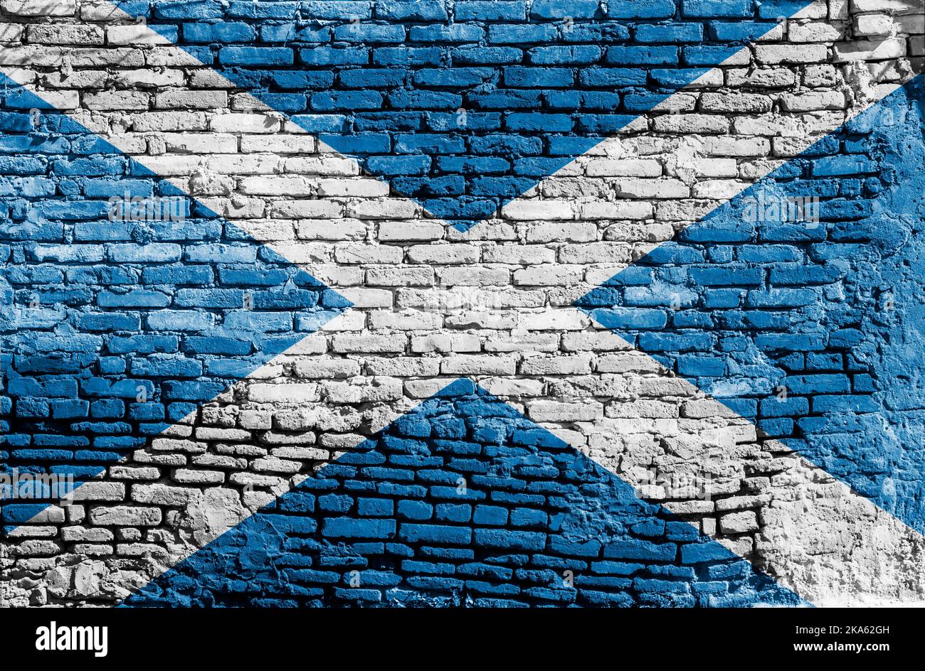 The flag of Scotland is the national flag of Scotland Stock Photo - Alamy