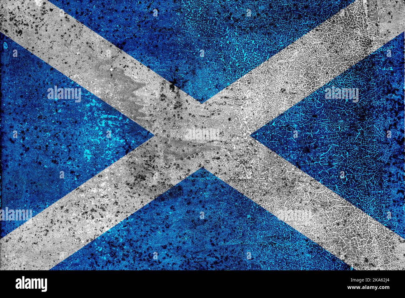 The flag of Scotland is the national flag of Scotland Stock Photo - Alamy