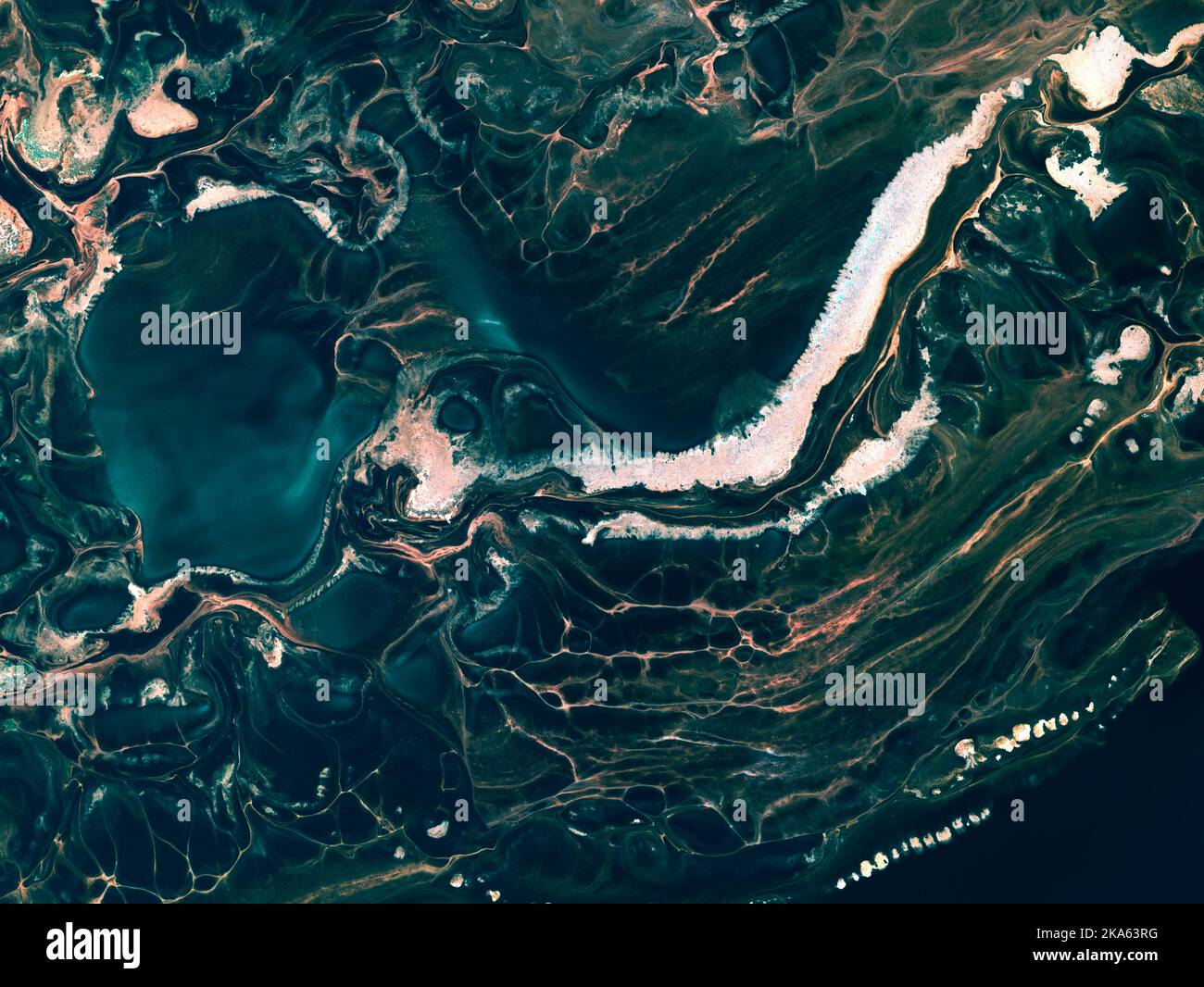 Abstract emerald creative hand painted background, marble texture ...