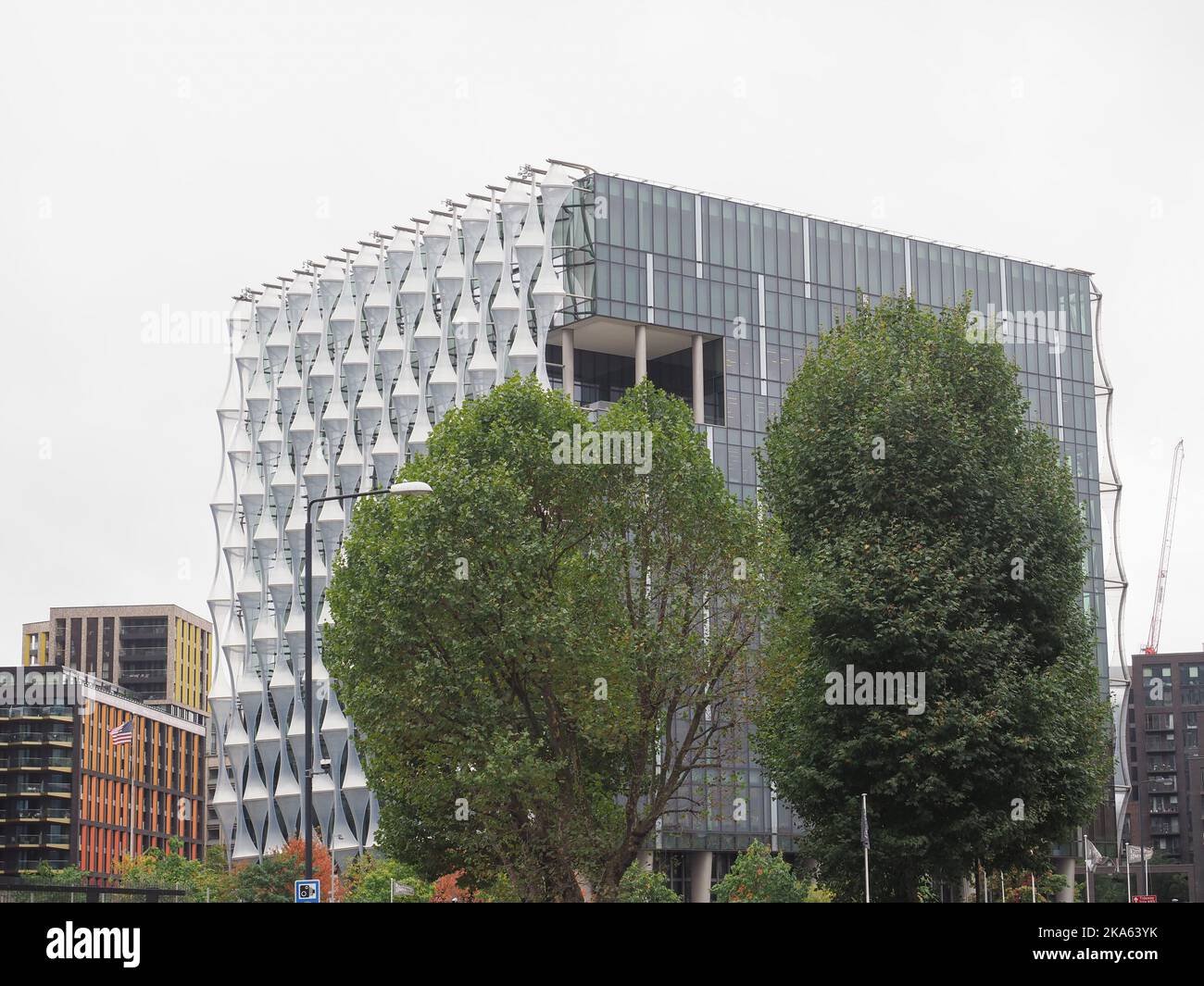 LONDON, UK - CIRCA OCTOBER 2022: Embassy of the United States of ...