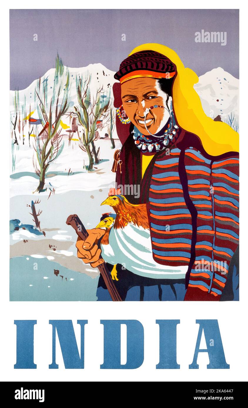 Travel poster for india Cut Out Stock Images & Pictures - Alamy