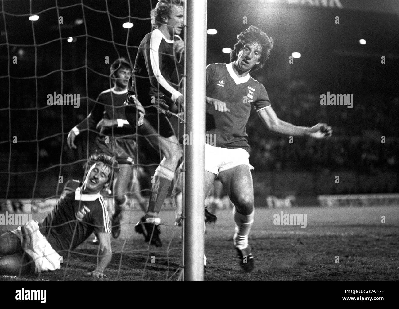 Robin Turner (l) and Paul Mariner (r) in action for Ipswich Town Stock ...