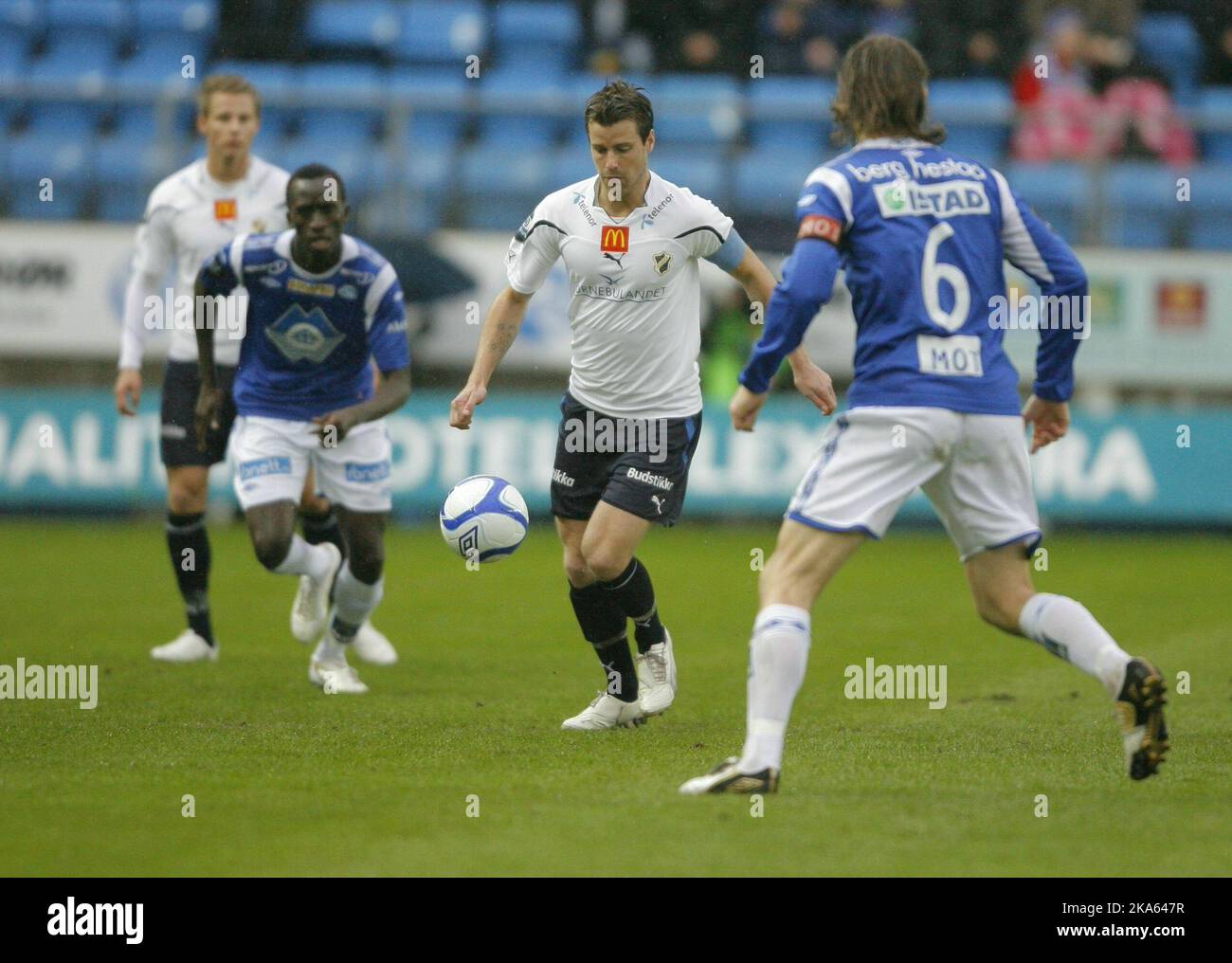 Stabaek's Pontus Farnerud (centre) during the football League match ...