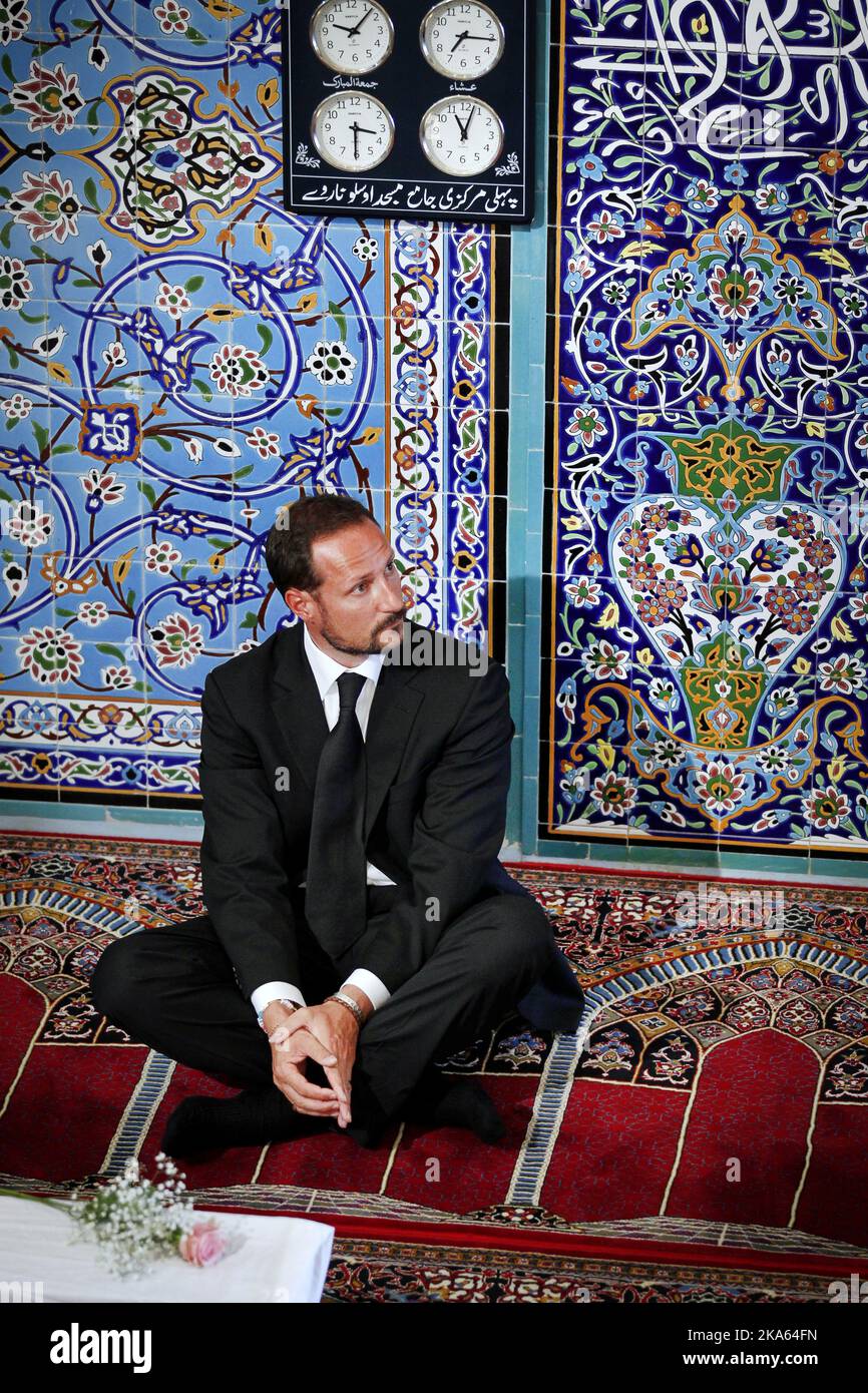 Norway`s Crown Prince Haakon during a visit to the World Islamic ...