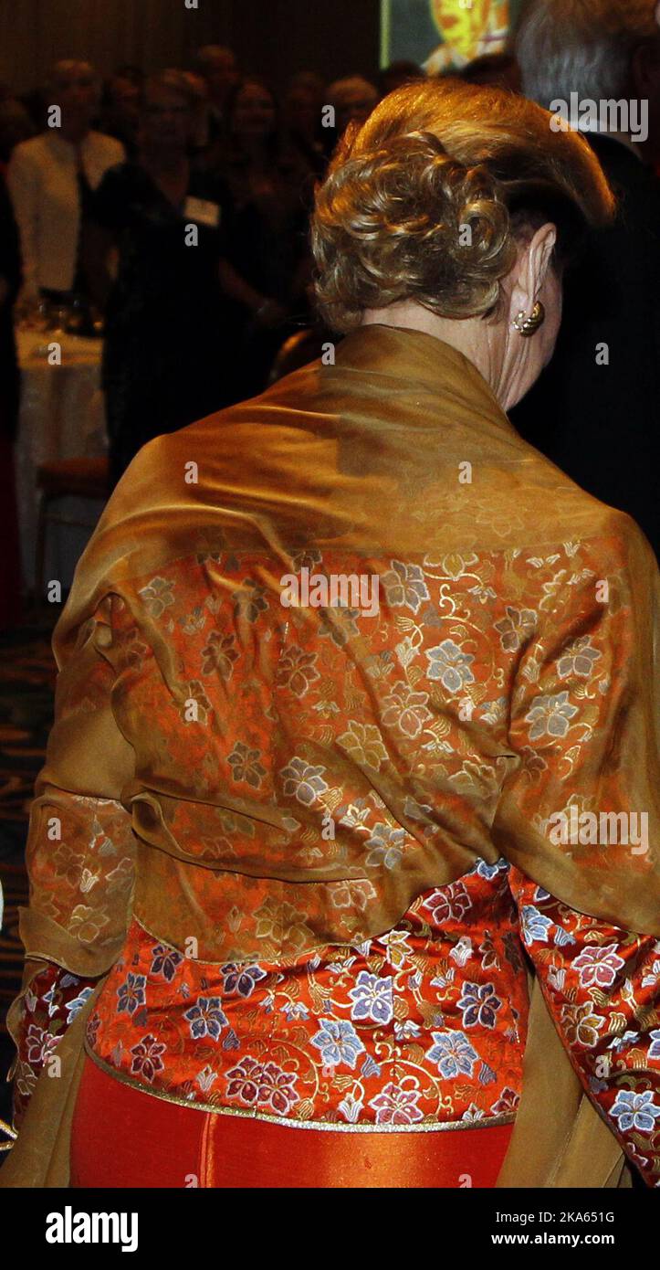 MINNEAPOLIS, USA 20111017. King Harald and Queen Sonja of Norway at the ...