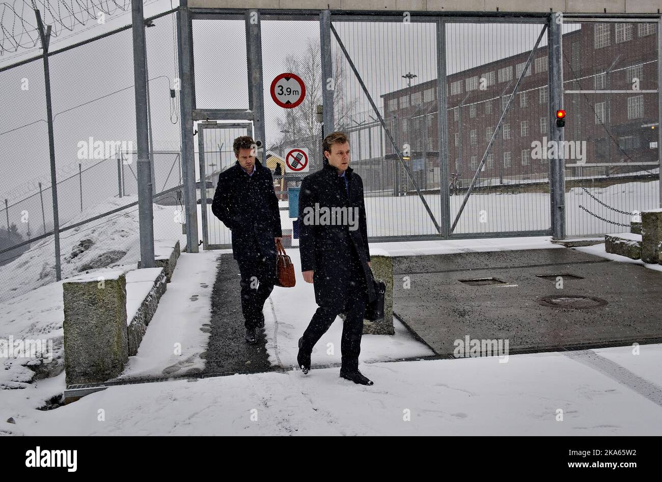 The legal defence team for Anders Behring Breivik, Tord Jordet and Odd ...
