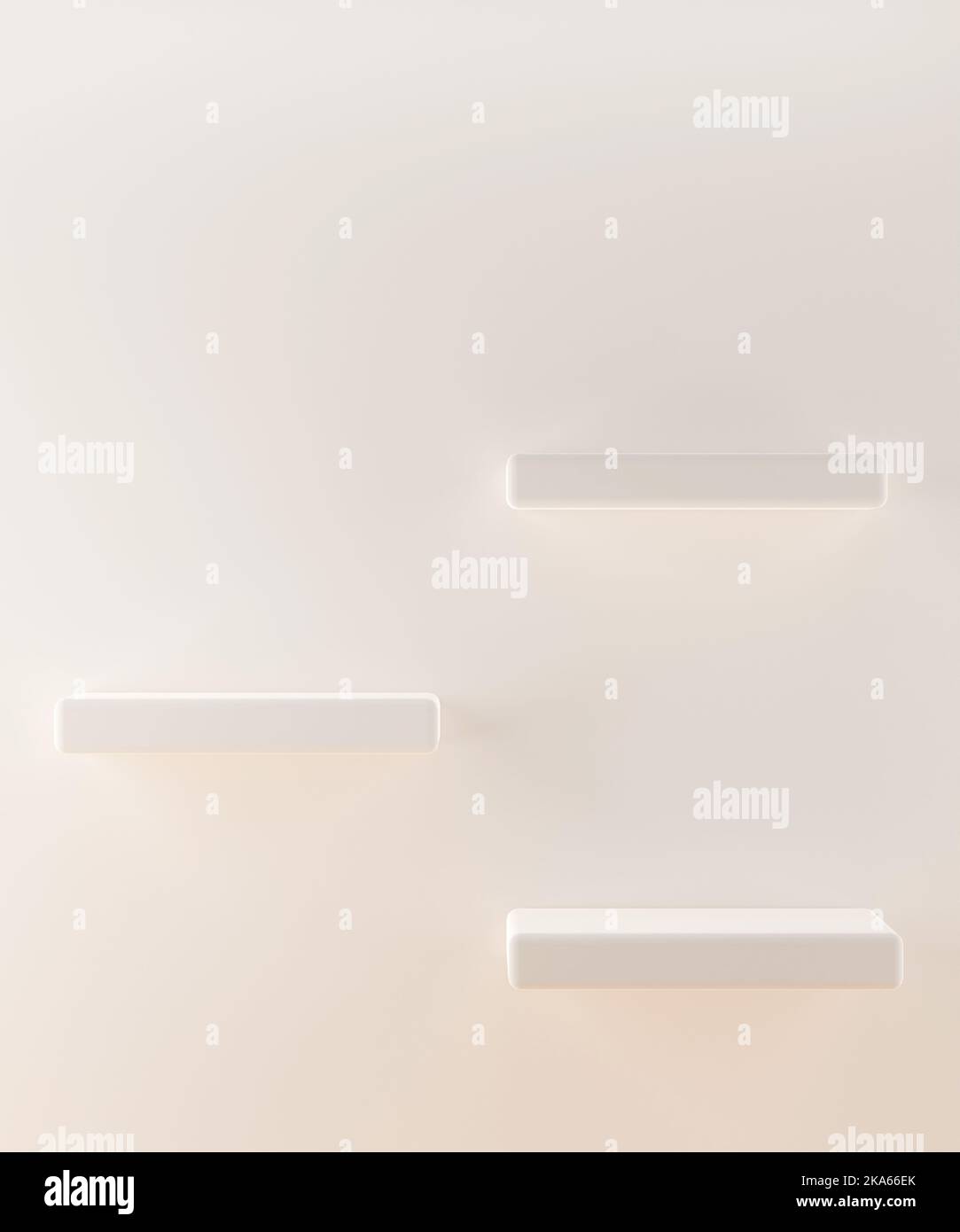 3D abstract light background with shelves for product display Stock ...