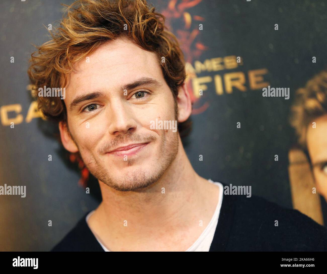 Oslo 20131113. The American actor Sam Claflin at a joint photo shoot at ...