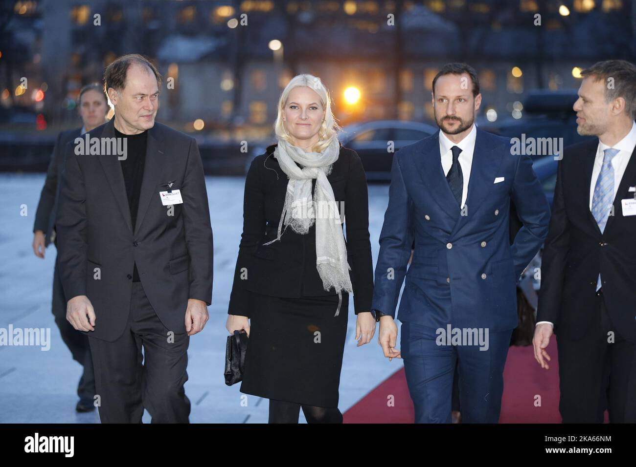 Crown Princess Mette-Marit and Crown Prince Haakon attend the annual ...