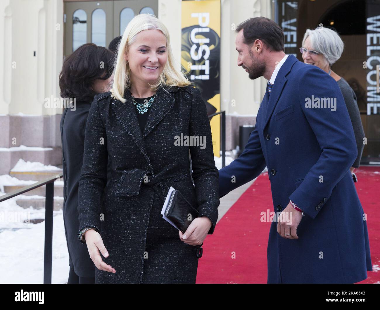 Crown Prince Haakon and Crown Princess Mette-Marit attend the ...