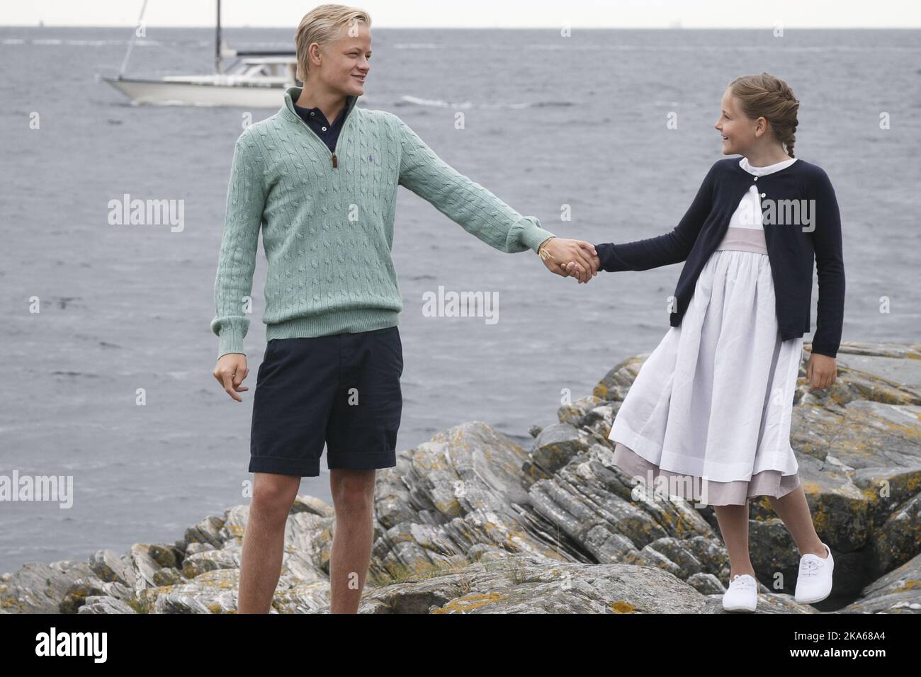 Princess Ingrid Aleksandra and Marius Borg Hoiby, son of Crown Princess ...