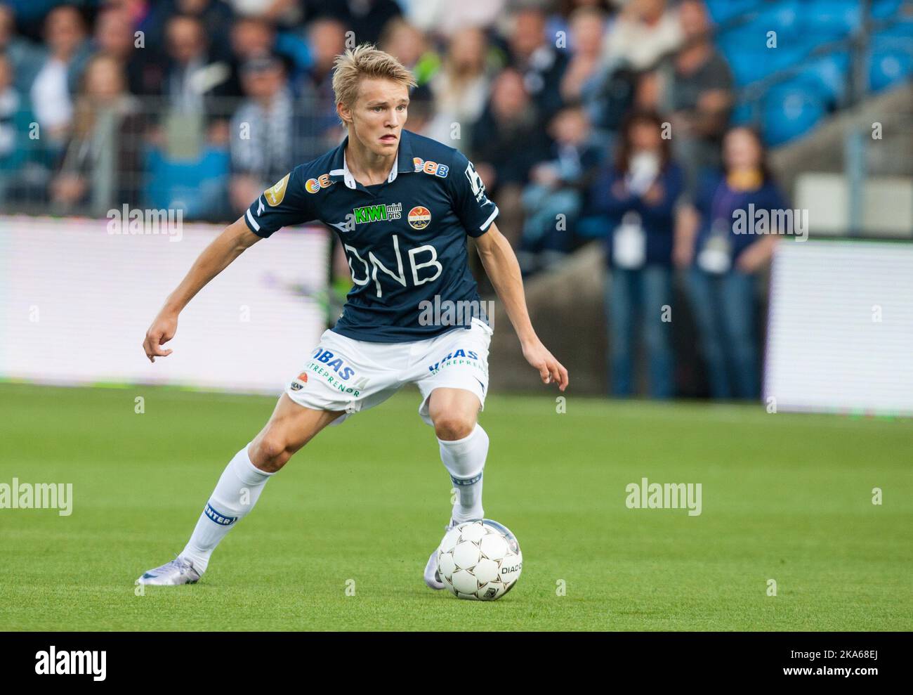 Stromsgodset's Martin Odegaard in action Stock Photo - Alamy