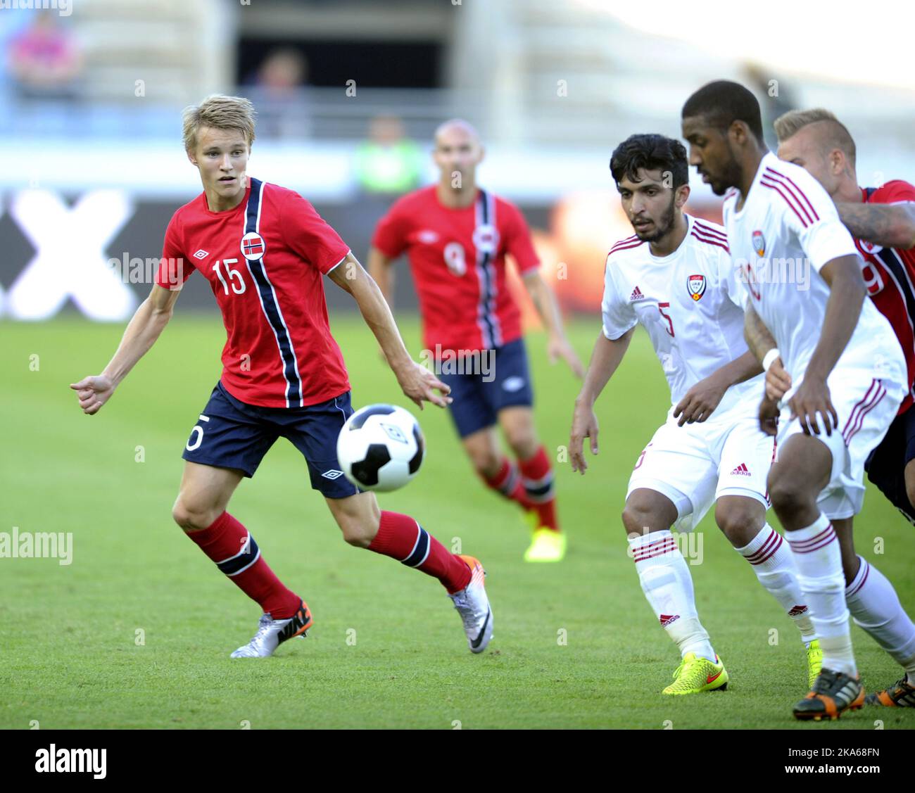 15 year old Martin Odegaard, Norway's youngest player ever in the ...