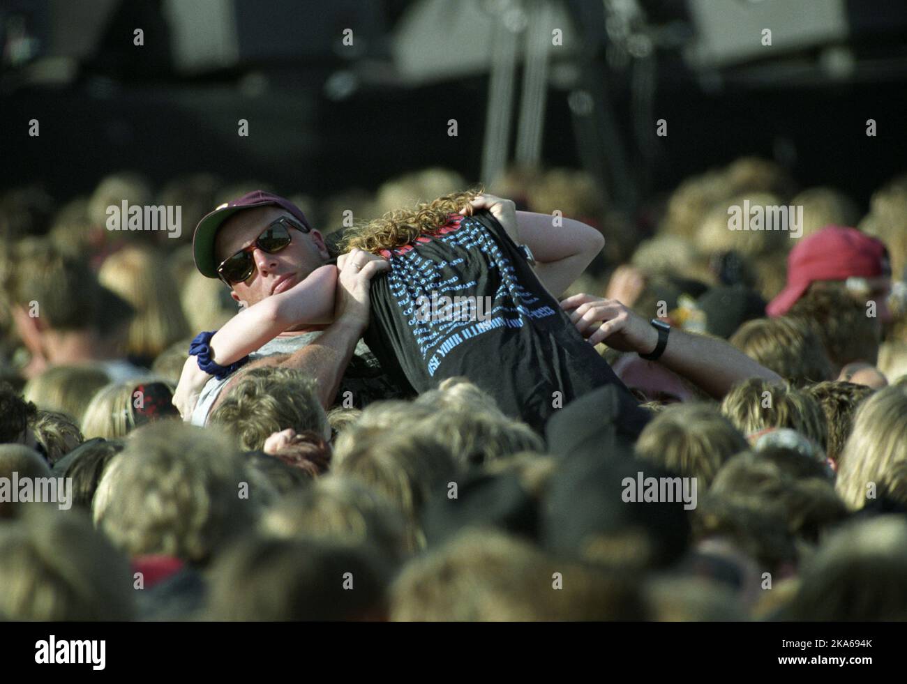 Hardrock band Guns N 'Roses have a concert PA Valle Hovin . The guards ...