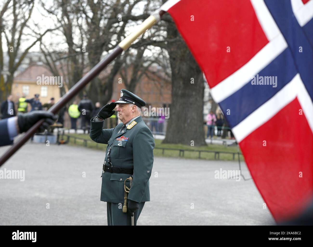 Oslo, Norway 20150409. 75 years since invasion of Norway during the ...