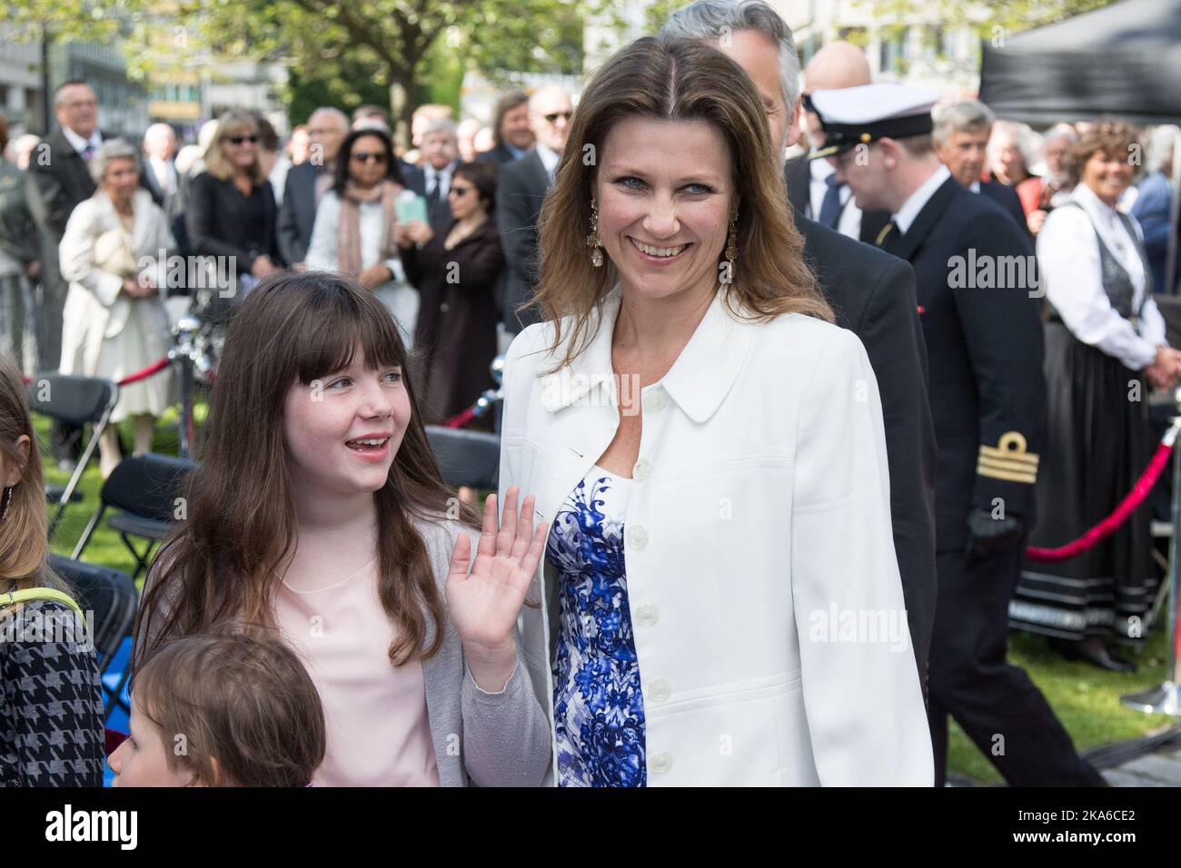 Oslo, Norway 20150607. Maud Angelica Behn and Princess Martha Louise ...