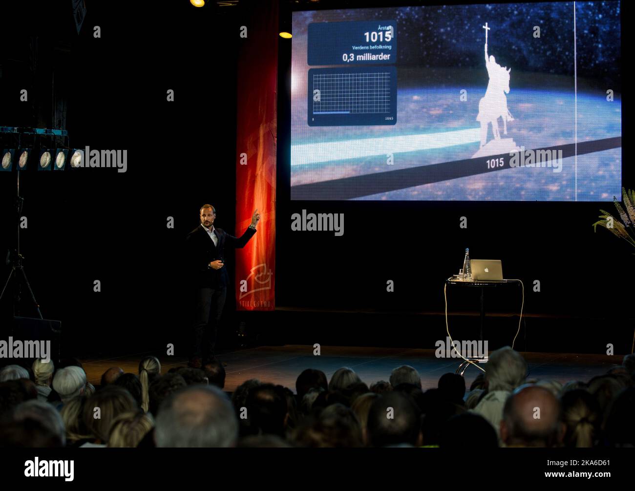 Norway, Stiklestad 20150724: Crown Prince Haakon and Crown Princess ...