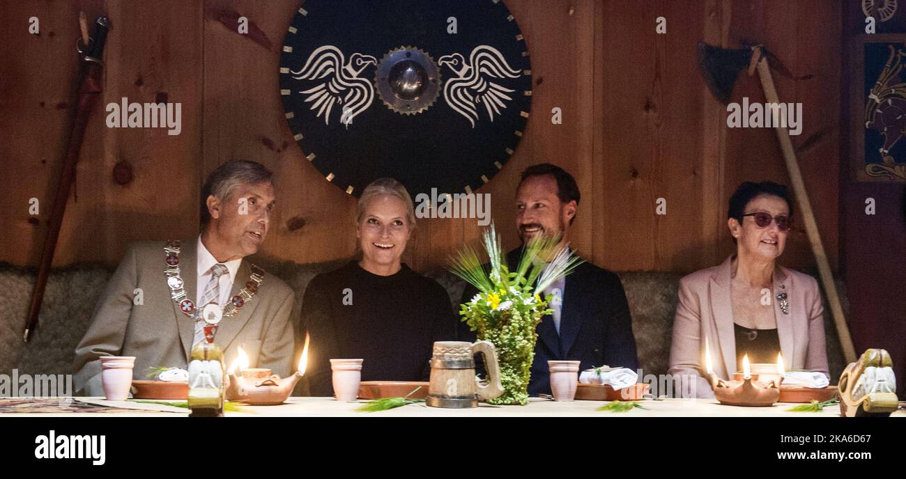Stikklestad 20150724. Crown Prince Haakon and Crown Princess Mette ...