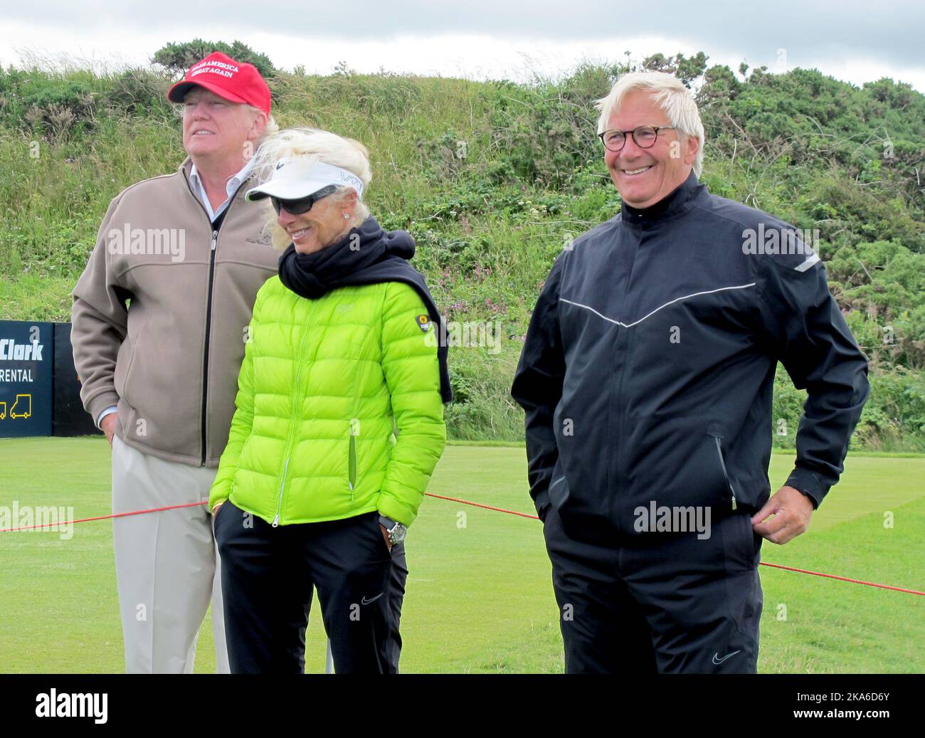 Turnberry, Skottland 20150731. US Presidential Candidate Donald Trump ...