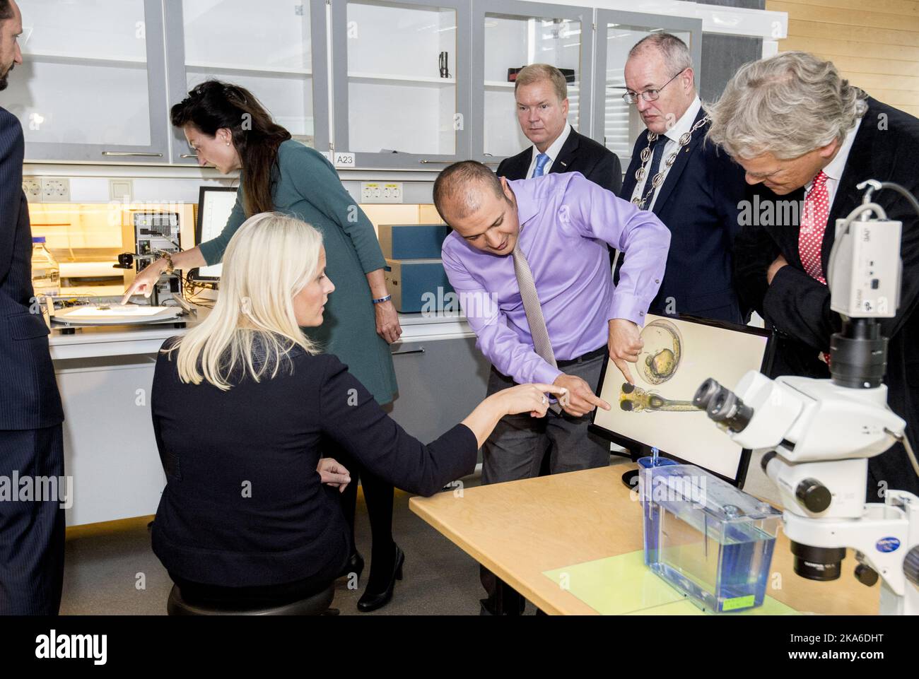 Trondheim, Norway 20150902. Crown Prince Haakon and Crown Princess Mette-Marit opens SINTEF ...