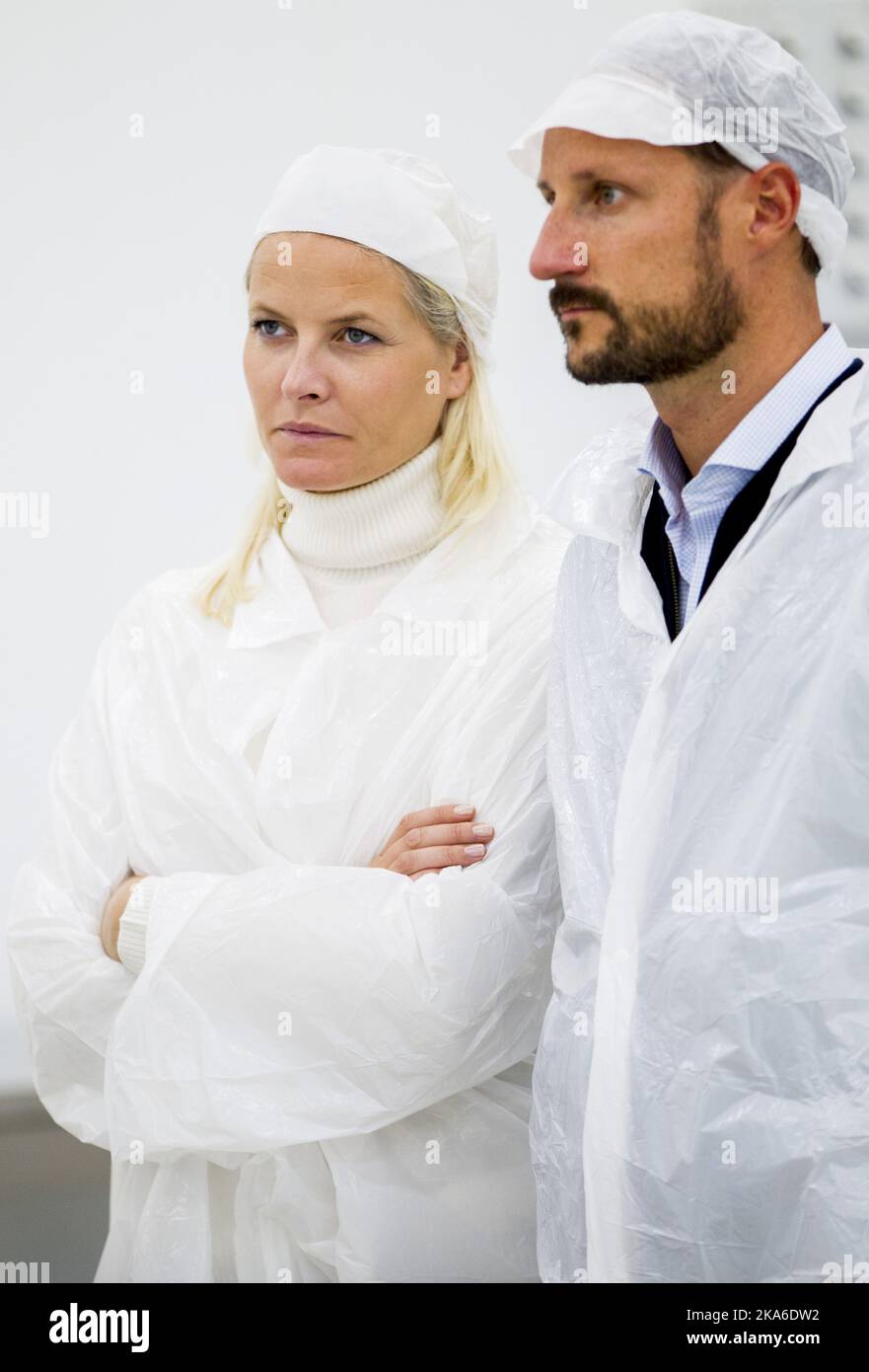 Trollaasen, Norway 20150915. Crown Prince Haakon and Crown Princess ...