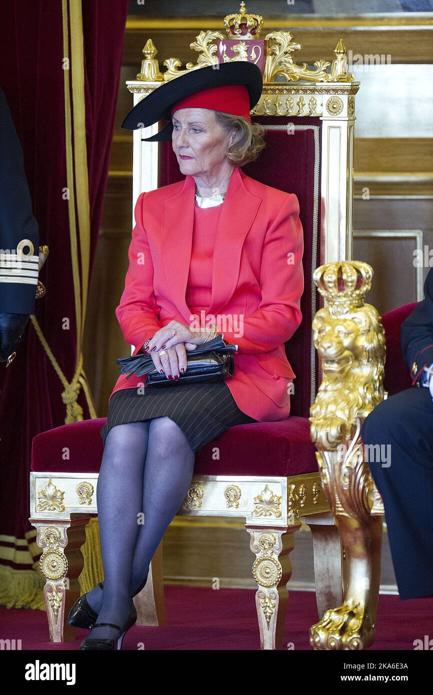 Oslo, Norway 20151002. The Norwegian Parliament's "Stortinget" opening ...