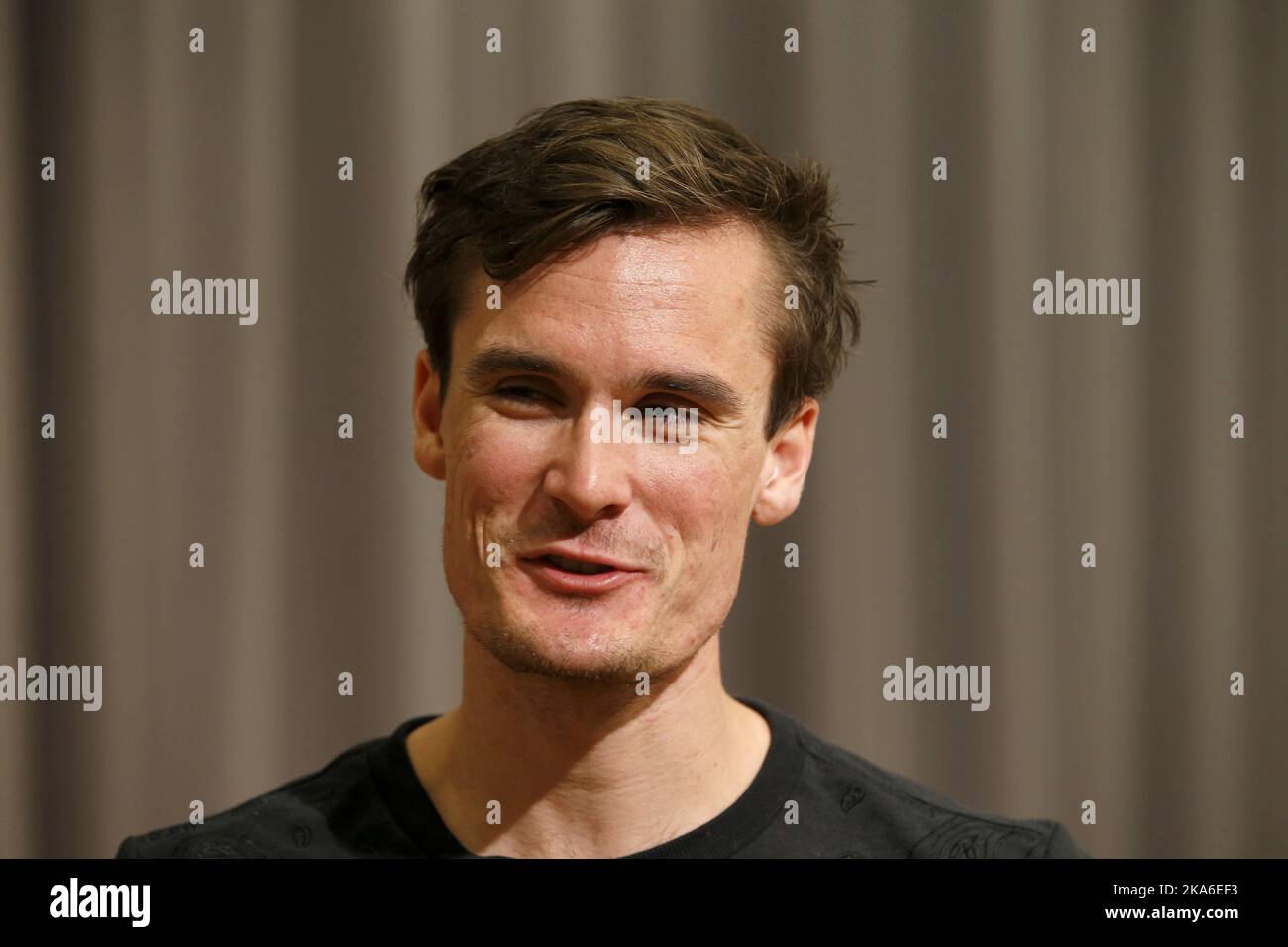 Gardermoen, Norway 20151019. Middle-distance runner Henrik Ingebrigtsen ...