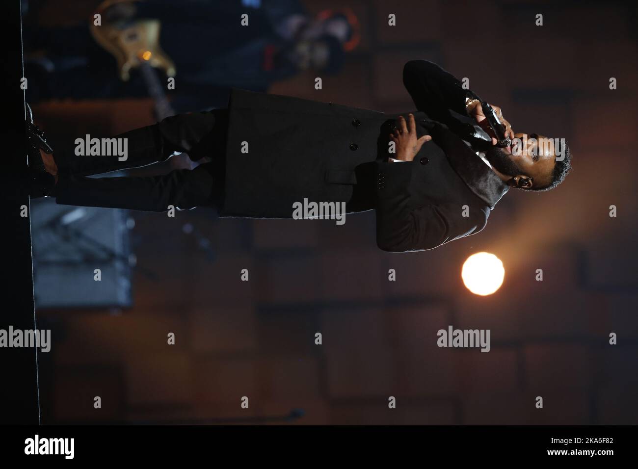 Artist Jason Derulo on stage during the annual Nobel Peace Prize ...