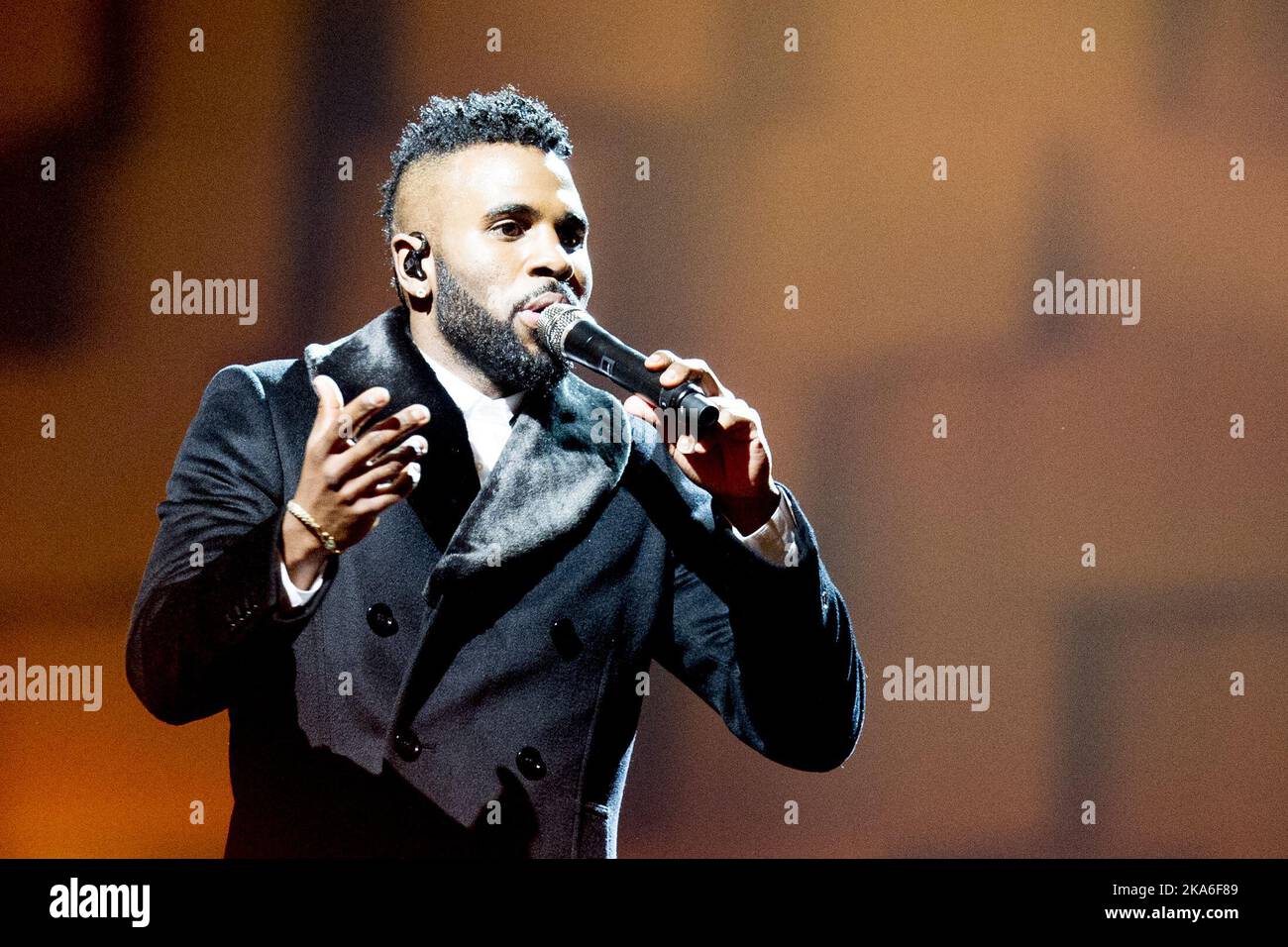 Artist Jason Derulo on stage during the annual Nobel Peace Prize ...